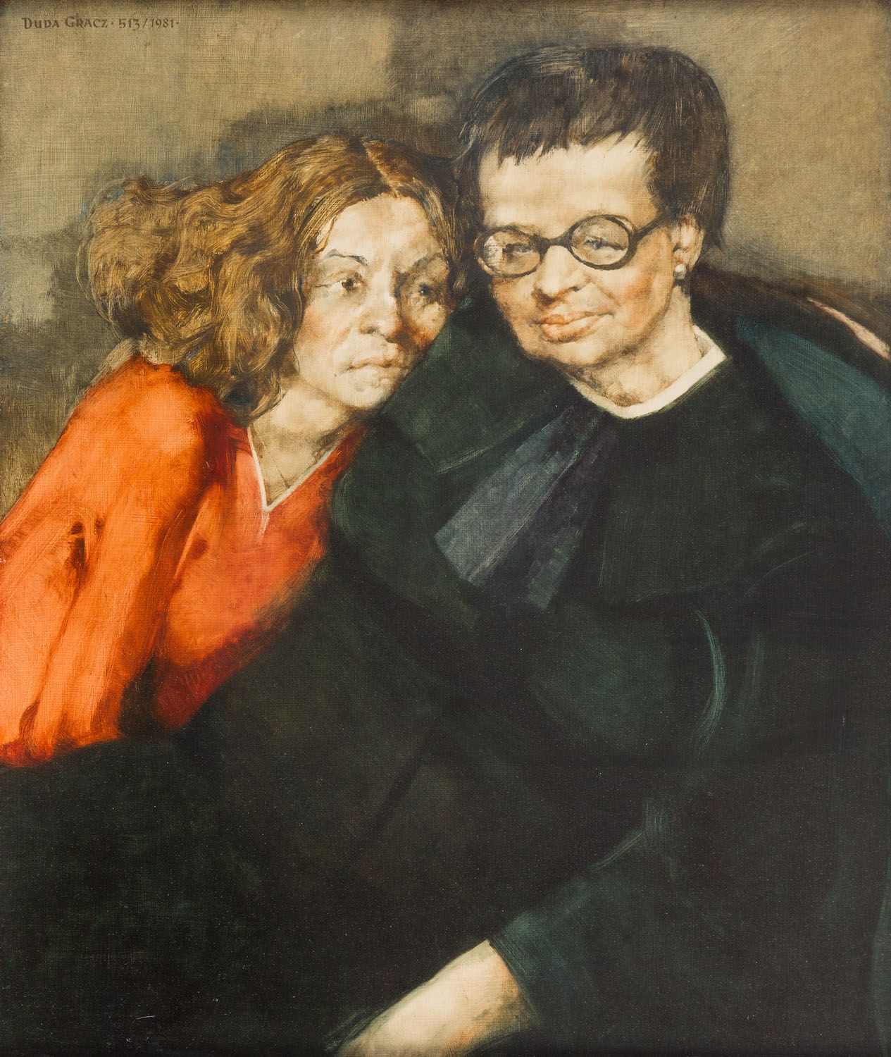 Jerzy Duda-Gracz, Portret podwójny, 1981