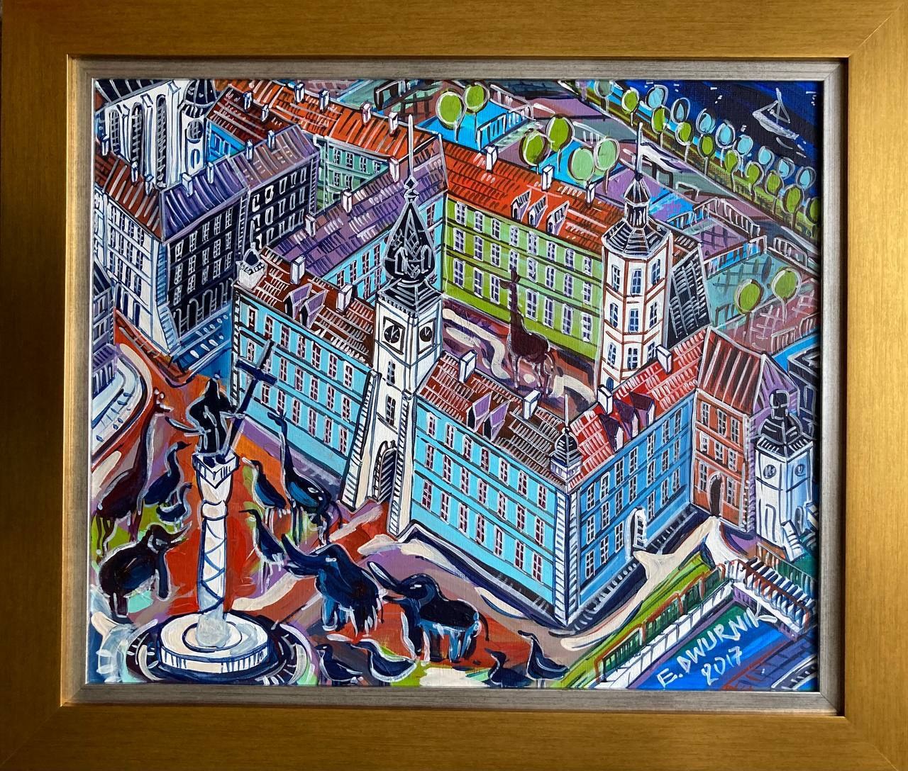 Edward Dwurnik, Warszawa Plac Zamkowy