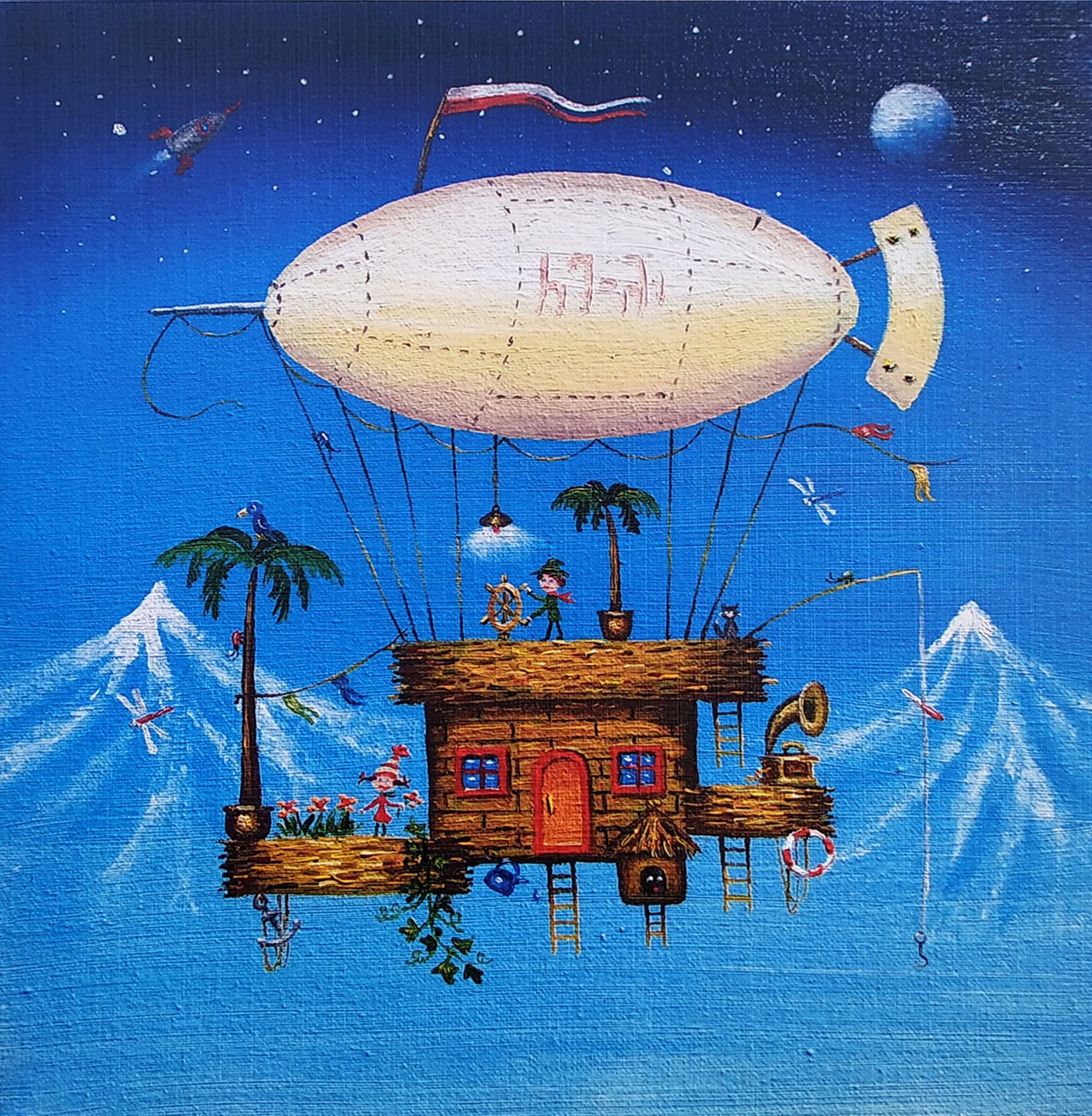 Oleg Litvinenko, Prawie w kosmosie, inkografia (nakład edycji 25 szt.), 2019