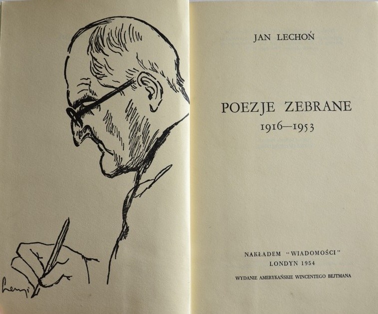 Jan Lechoń Poezje zebrane Londyn 1954 - Aukcja internetowa / Licytacja ...