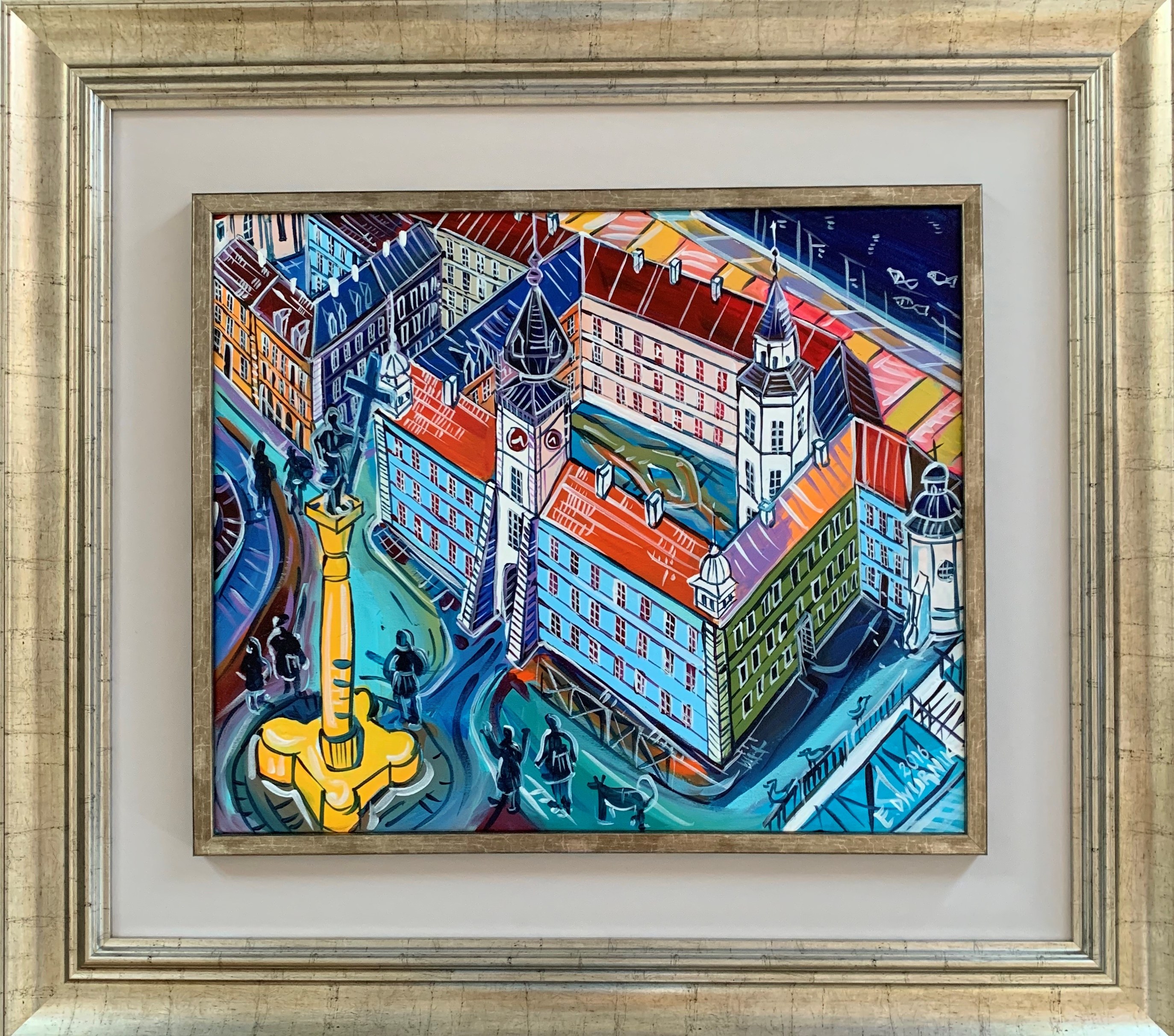 Edward Dwurnik, "Plac zamkowy", 2016 - Aukcja internetowa / Licytacja online - Cena - OneBid