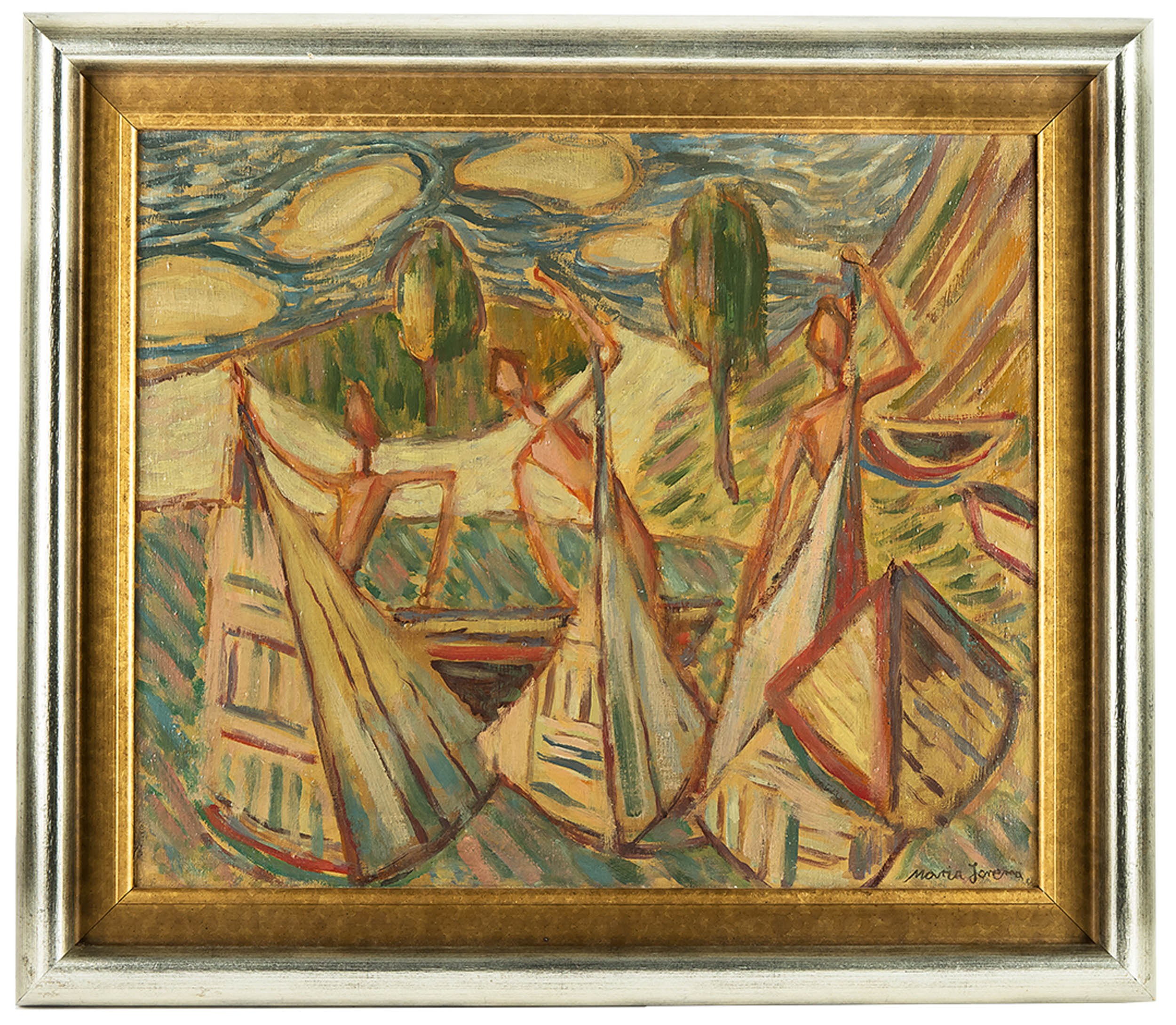 Maria Jarema (1908 Stary Sambor - 1958 Kraków), Bez tytułu, lata. 40 ...