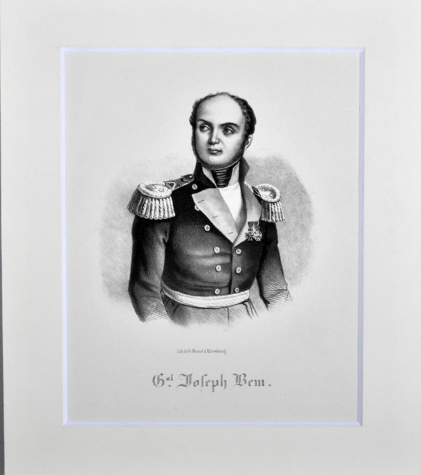 Bem. Józef Bem - Popiersie, litografia - Aukcja internetowa / Licytacja ...