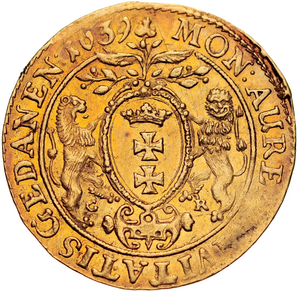Władysław IV 1632-1648, Dukat 1639, Gdańsk. - Aukcja internetowa ...
