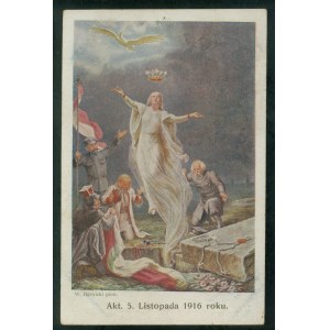 Akt 5. Listopada 1916 r. - Aukcja internetowa / Licytacja online - Cena ...