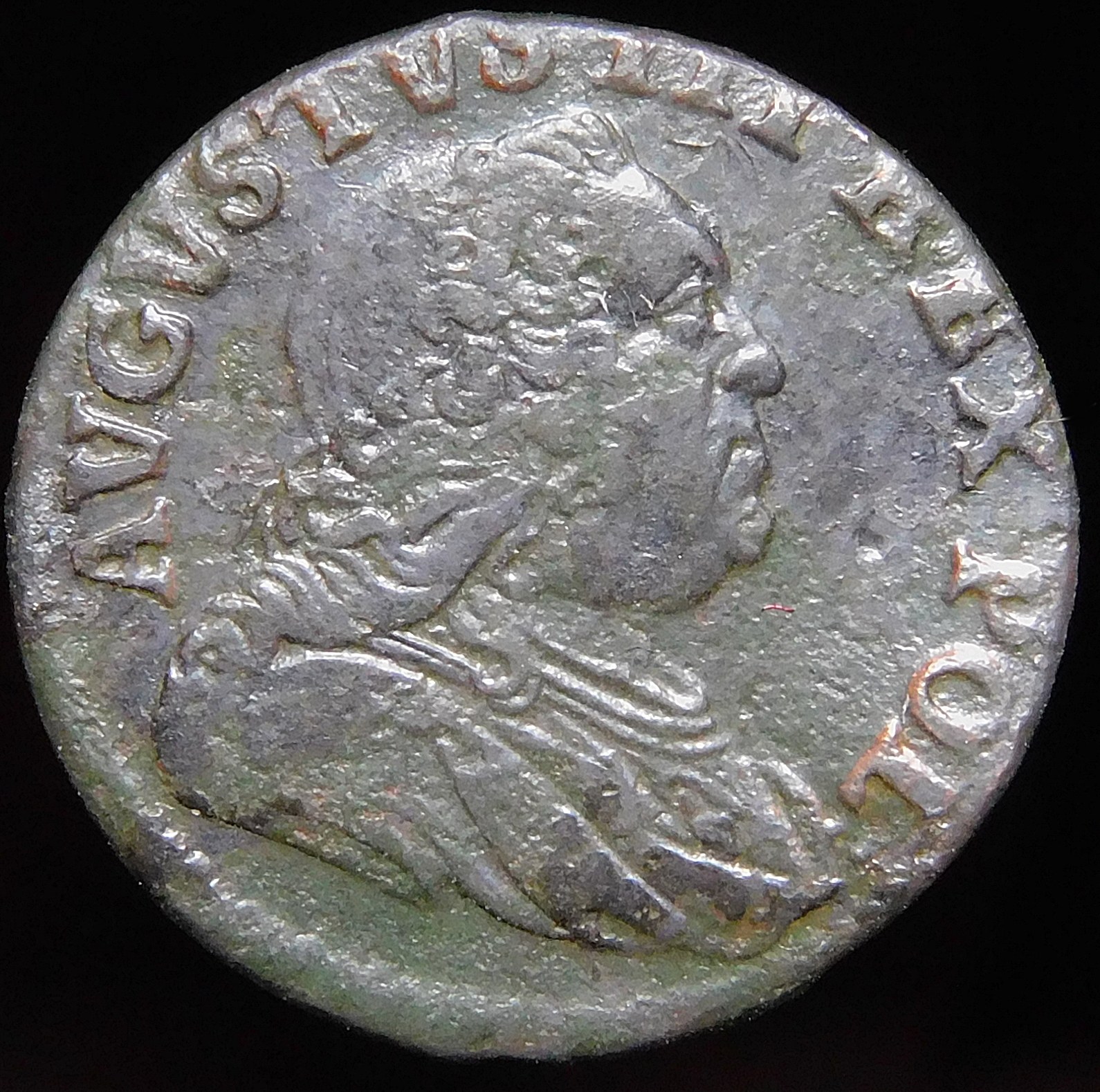 August III Sas, Szeląg 1752, Grünthal - Aukcja internetowa / Licytacja ...