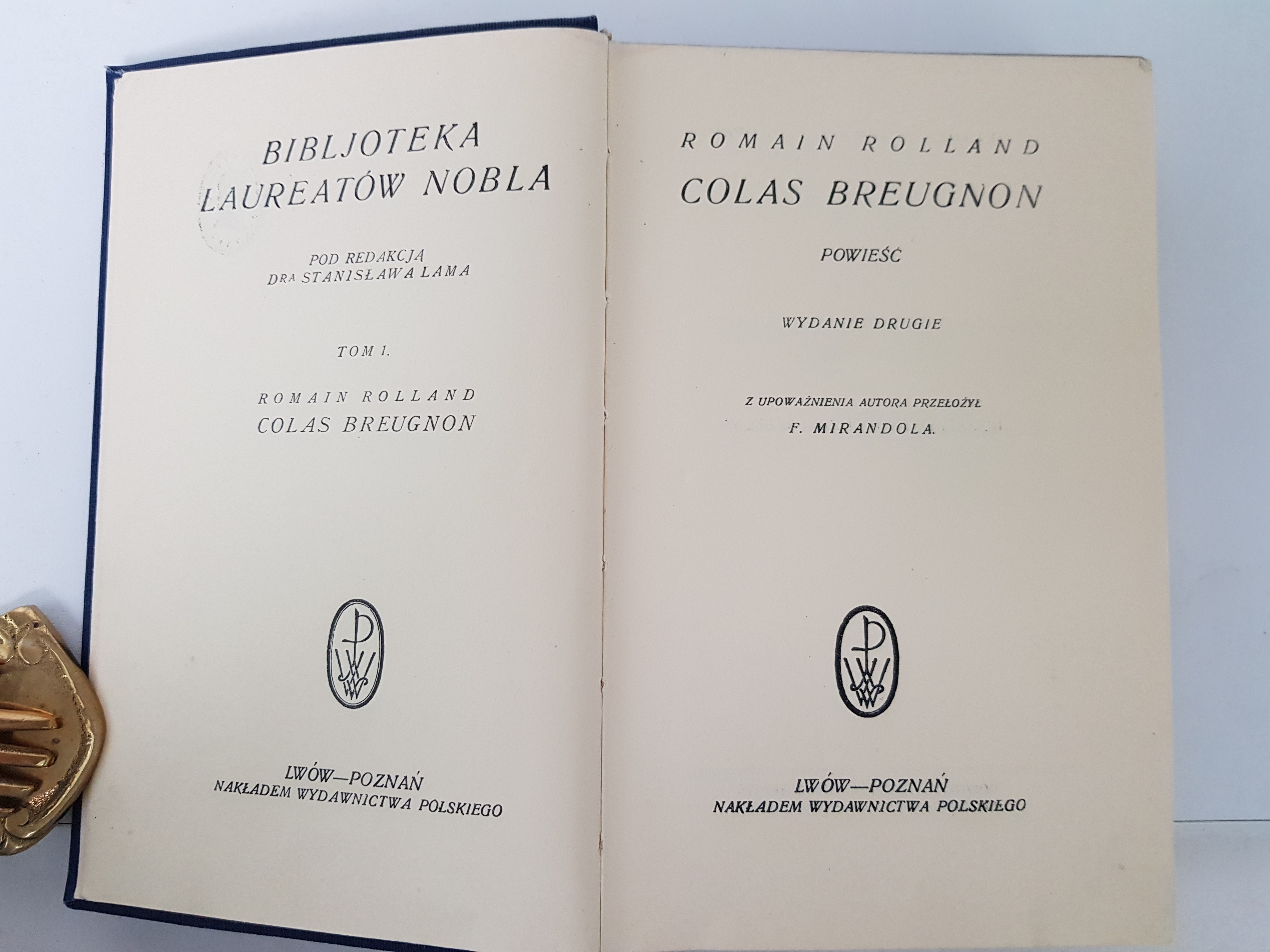 ROLLAND Romain - COLAS BREUGNON - Aukcja internetowa / Licytacja online ...