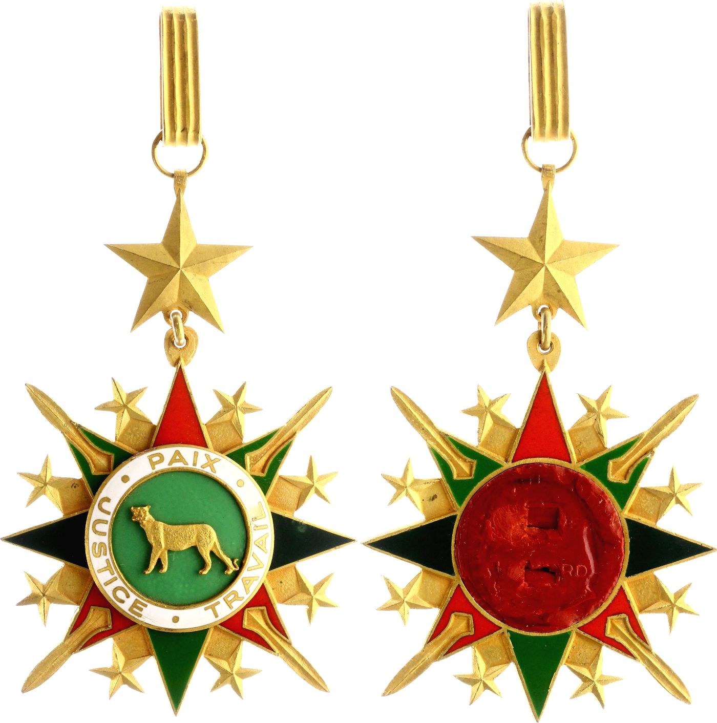 Congo Democratic Republic National Order of the Leopard & National ...