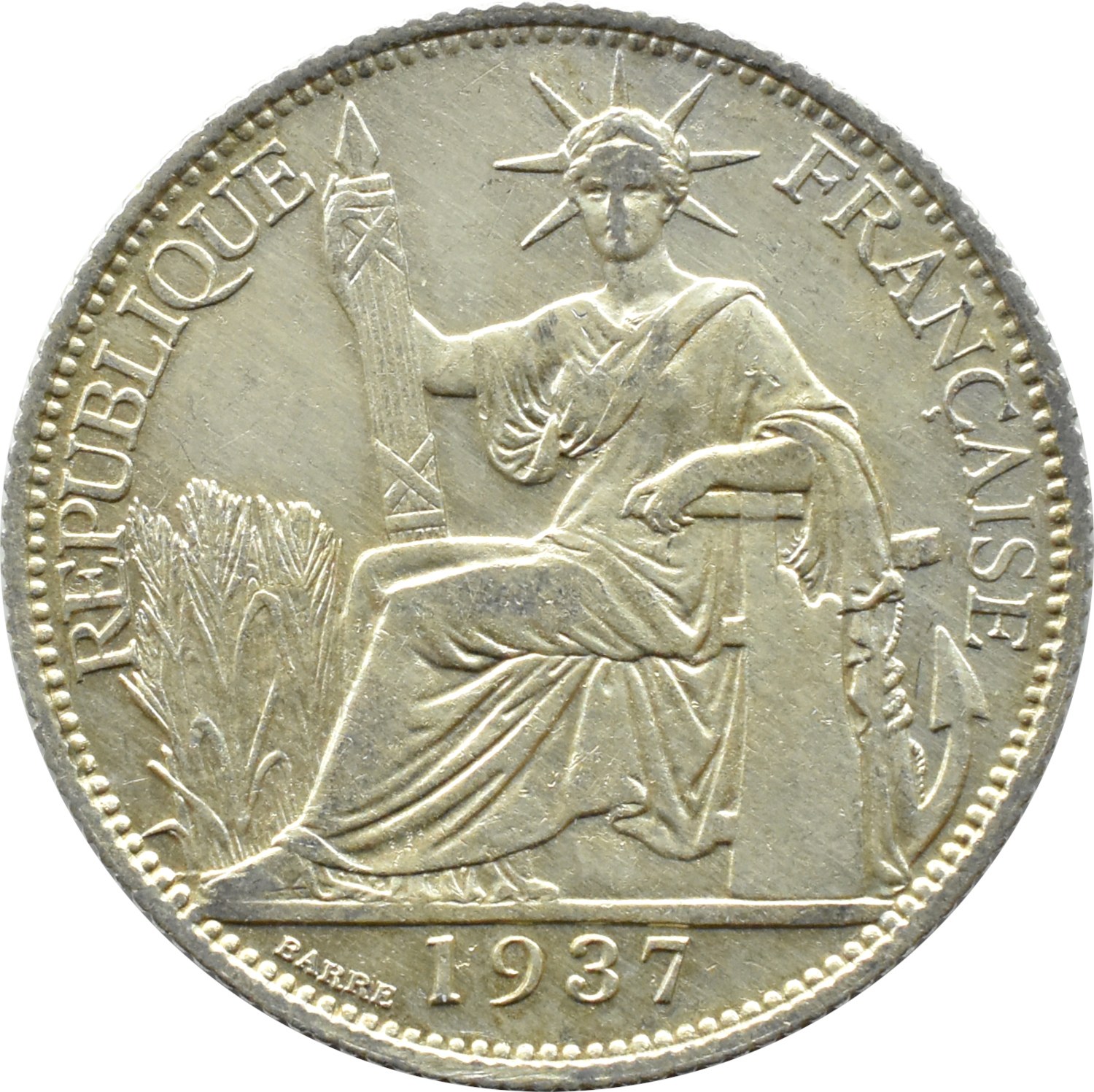 Indochiny Francuskie, 20 centów 1937 A, Paryż - Aukcja internetowa ...