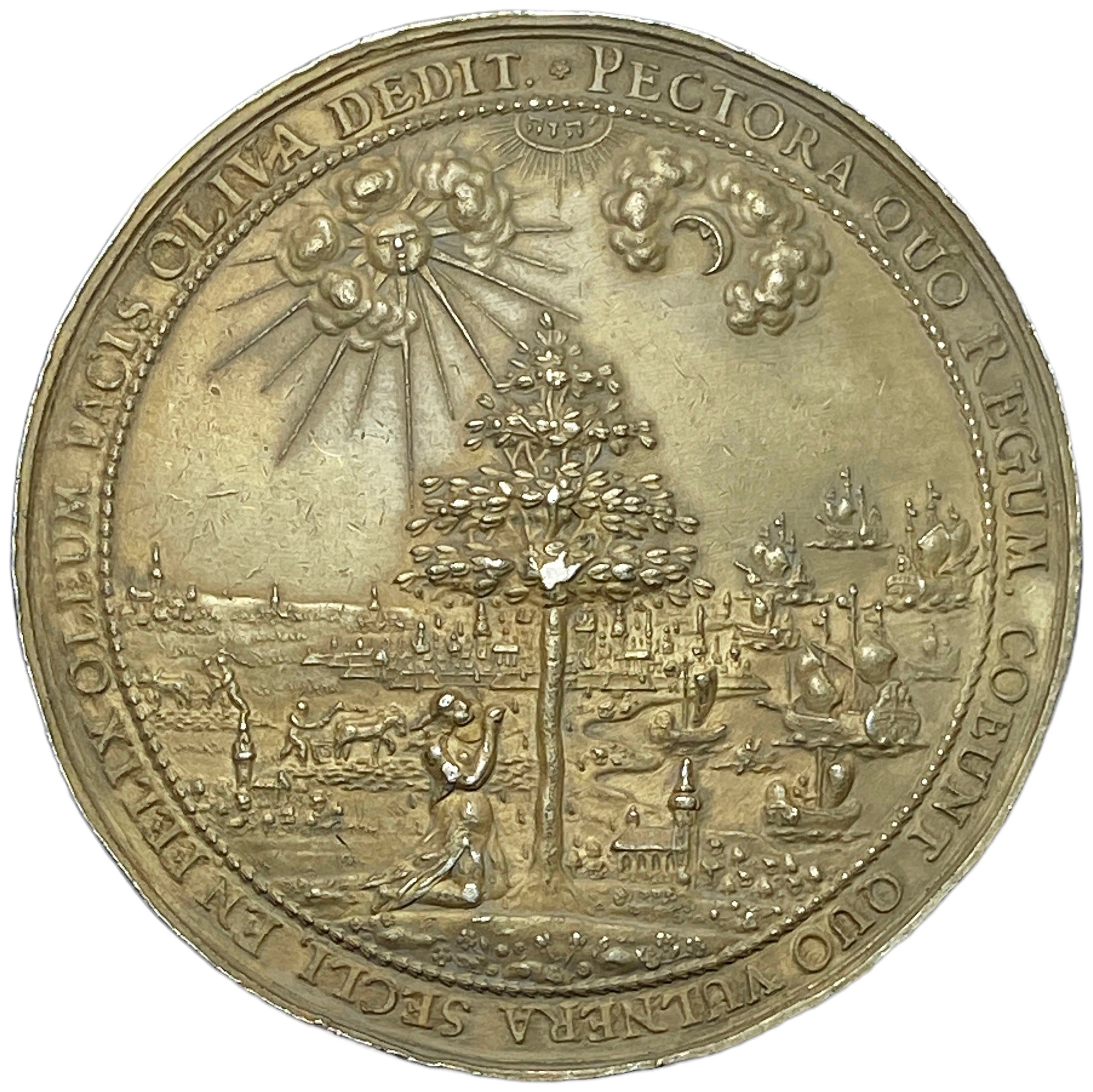 Jan II Kazimierz - Medal Pokój w Oliwie 1660 rok - J. Höhn - Aukcja ...