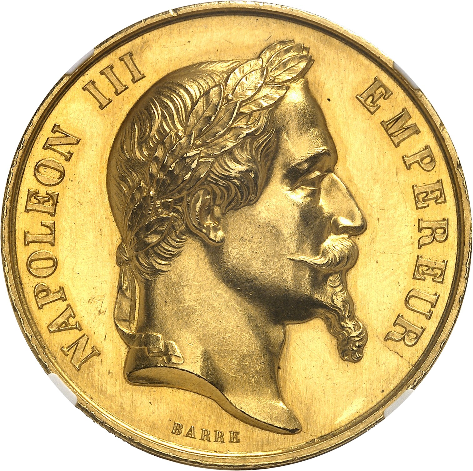 Second Empire / Napoléon III (1852-1870). Médaille d’Or, les ...