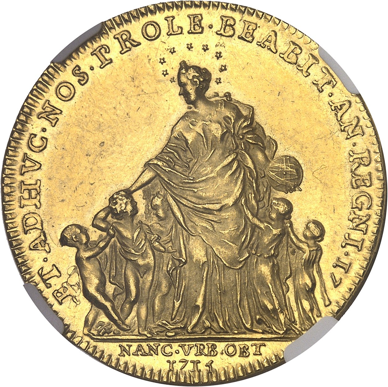 Lorraine (duché de), Léopold Ier (1690-1729). Médaille ou grand jeton d ... Lorraine (duché de), Léopold Ier (1690-1729). Médaille ou grand jeton d ...