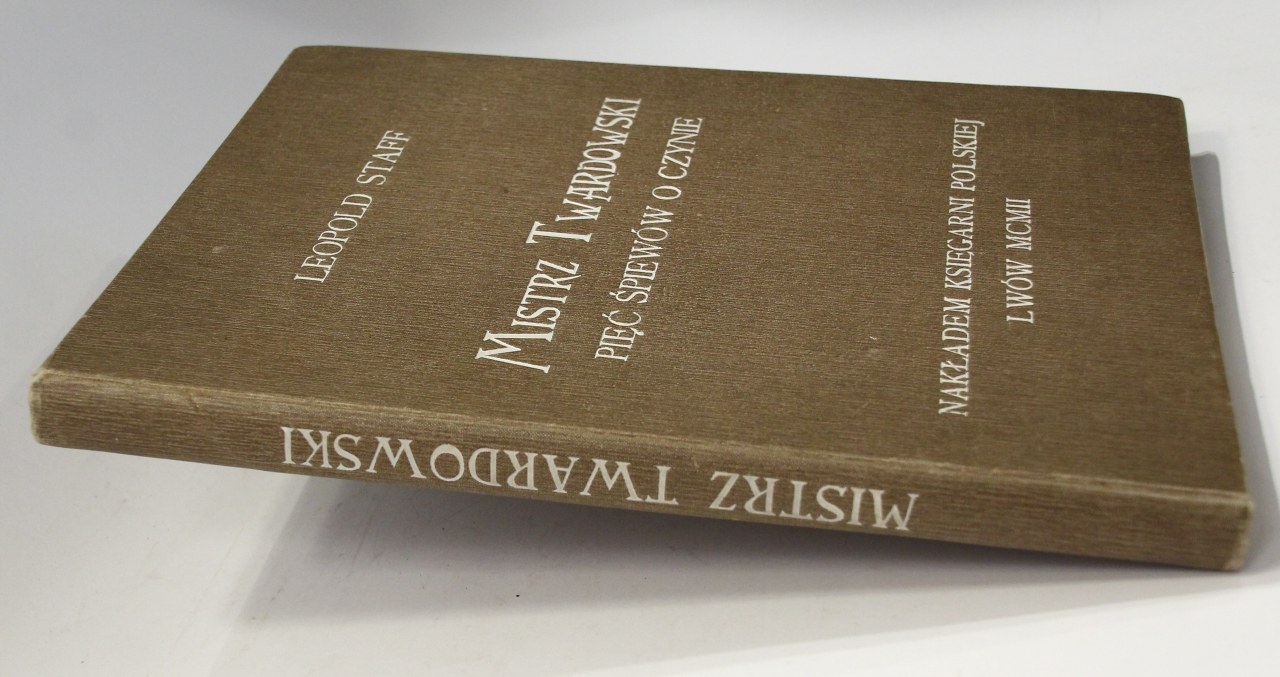 Leopold Staff Mistrz Twardowski Pięć śpiewów o czynie[cynkografie ...