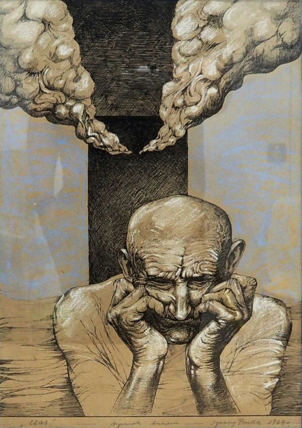 Ignacy Bulla, Czas, 1973 r. - Aukcja internetowa / Licytacja online ...