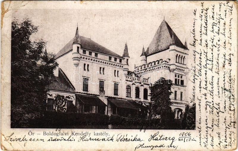 1906 Őraljaboldogfalva, Őrboldogfalva, Santamaria-Orlea; Kendeffy ...