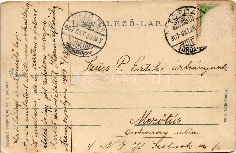 1907 Őraljaboldogfalva, Őrboldogfalva, Santamaria-Orlea; Római templom ...