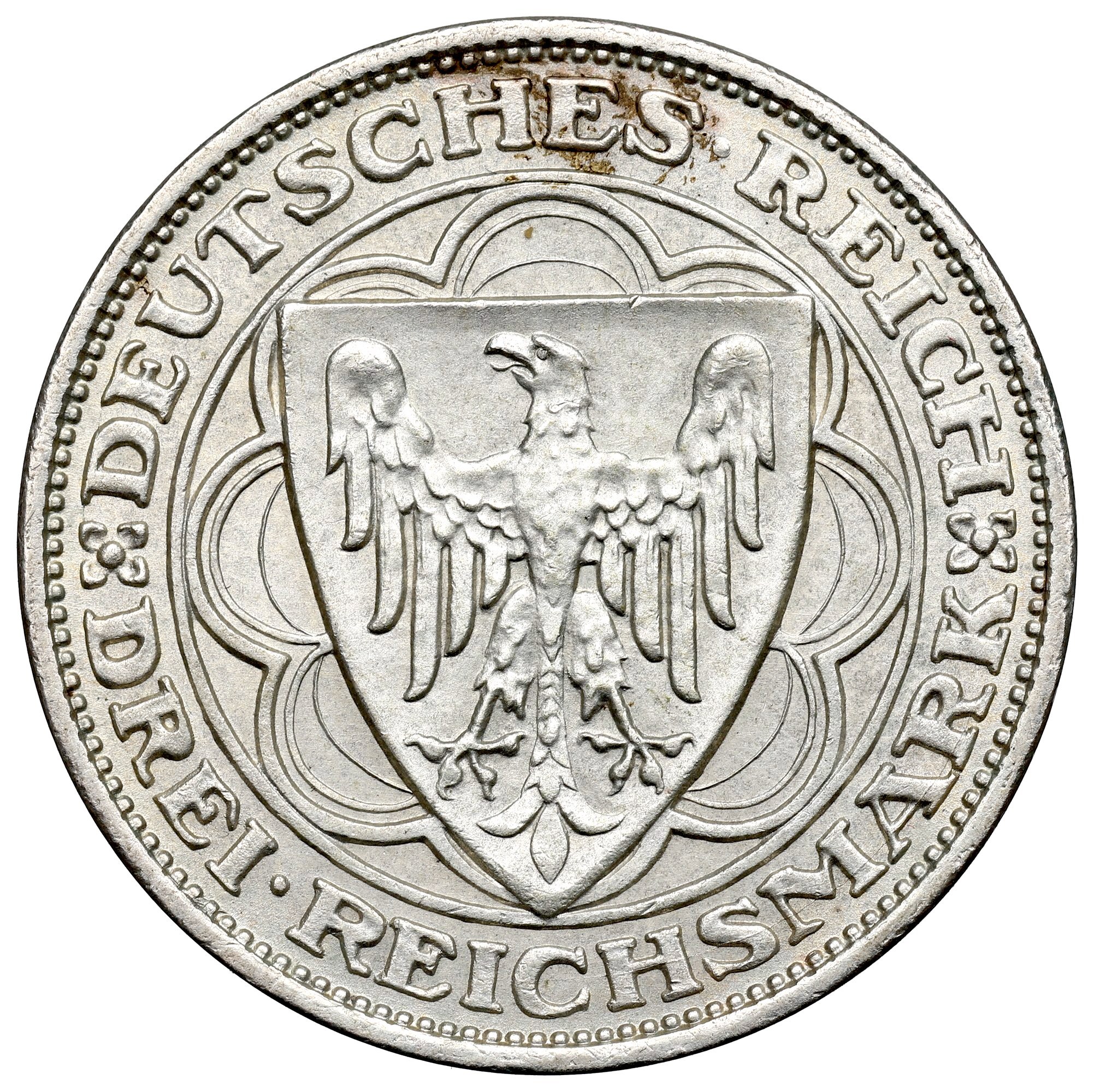 Germany, Weimar Republic, 3 mark 1927 100 years port of Bremen - Online ...