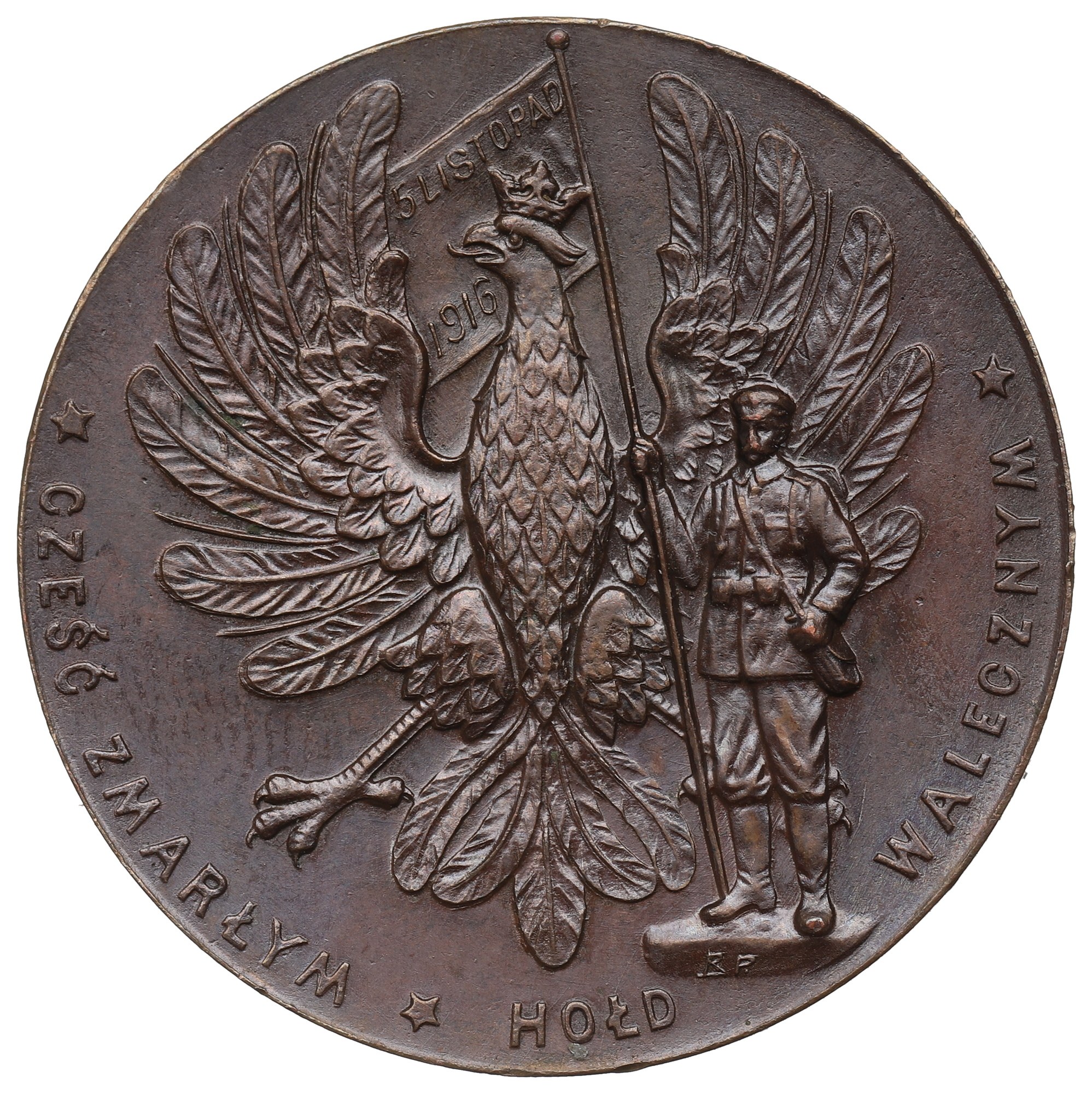 Polska, Medal Akt 5 Listopada 1916 - rzadki - Aukcja internetowa ...