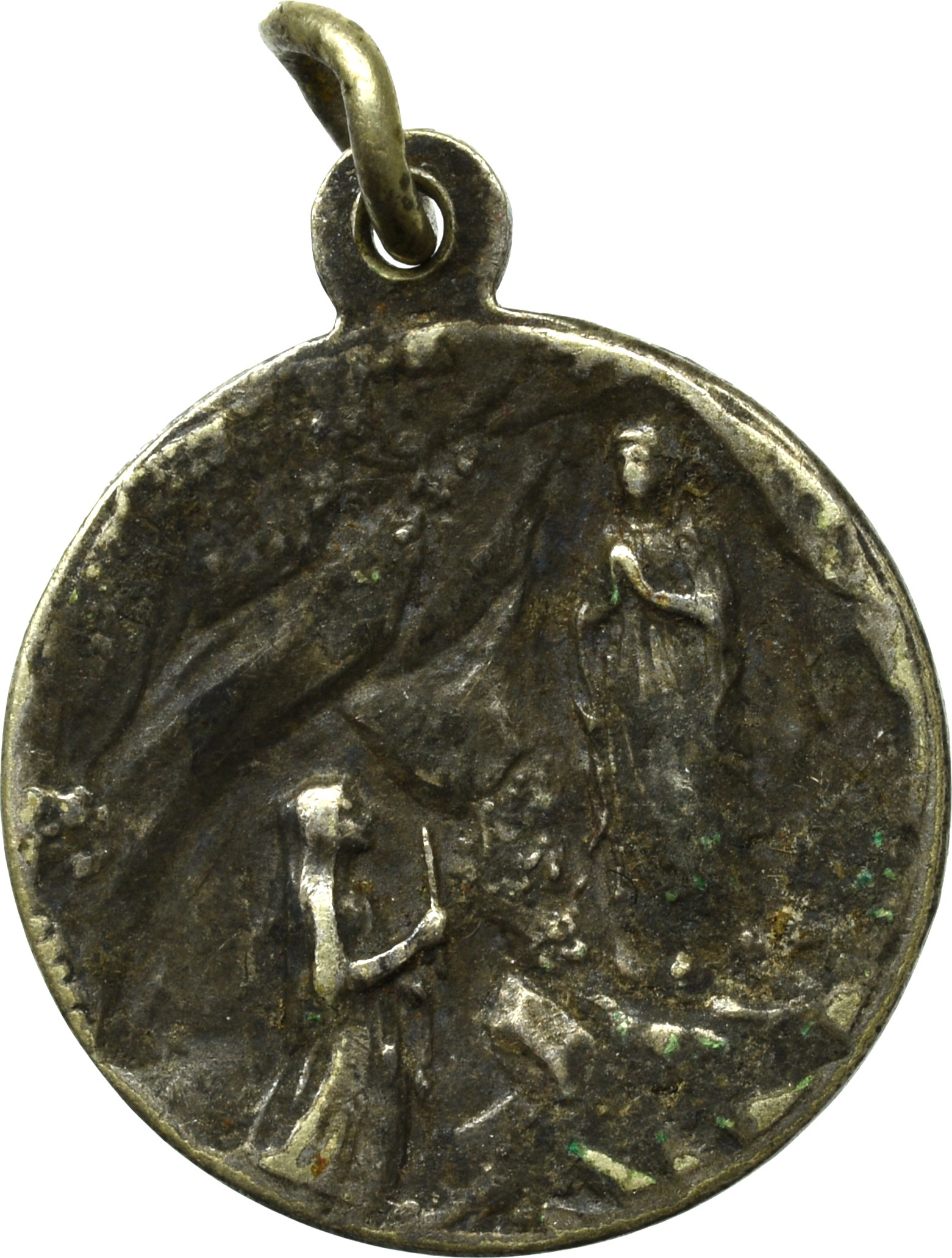 Francja, Medalik św. Bernadetta Soubirous - Aukcja internetowa ...