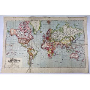 Political Map of the World 1940 - Online auction / Online bidding ...