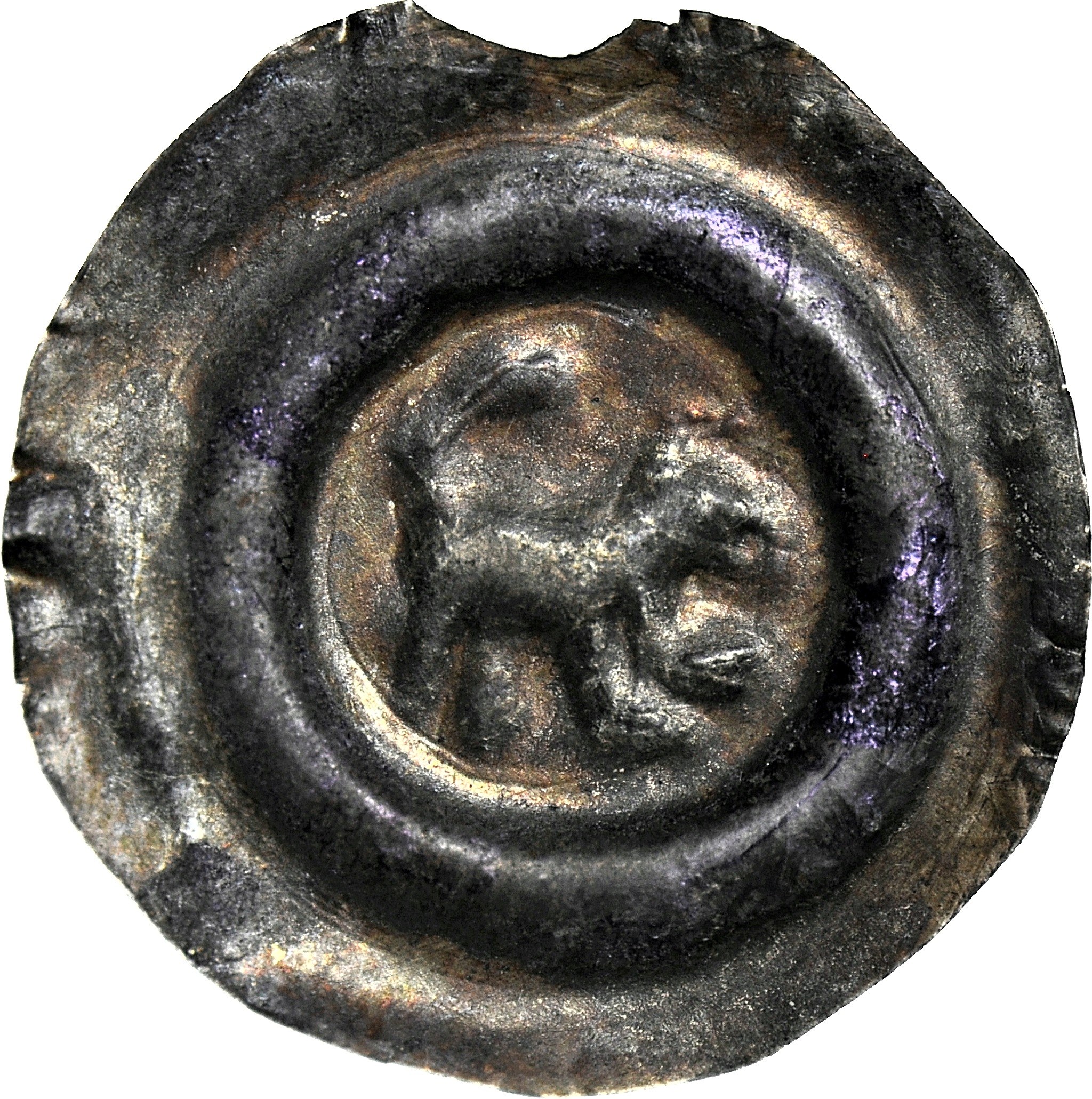 RRR-, Księstwo Wrocławskie, Henryk IV Probus (?), Brakteat szeroki ok ...