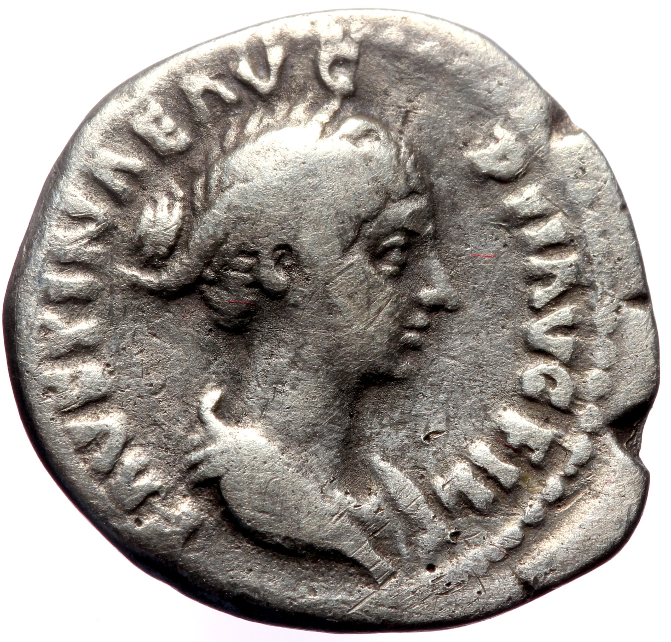 Faustina II (Augusta, 147-175) AR denarius (Silver, 2.92g, 19mm) Rome ...