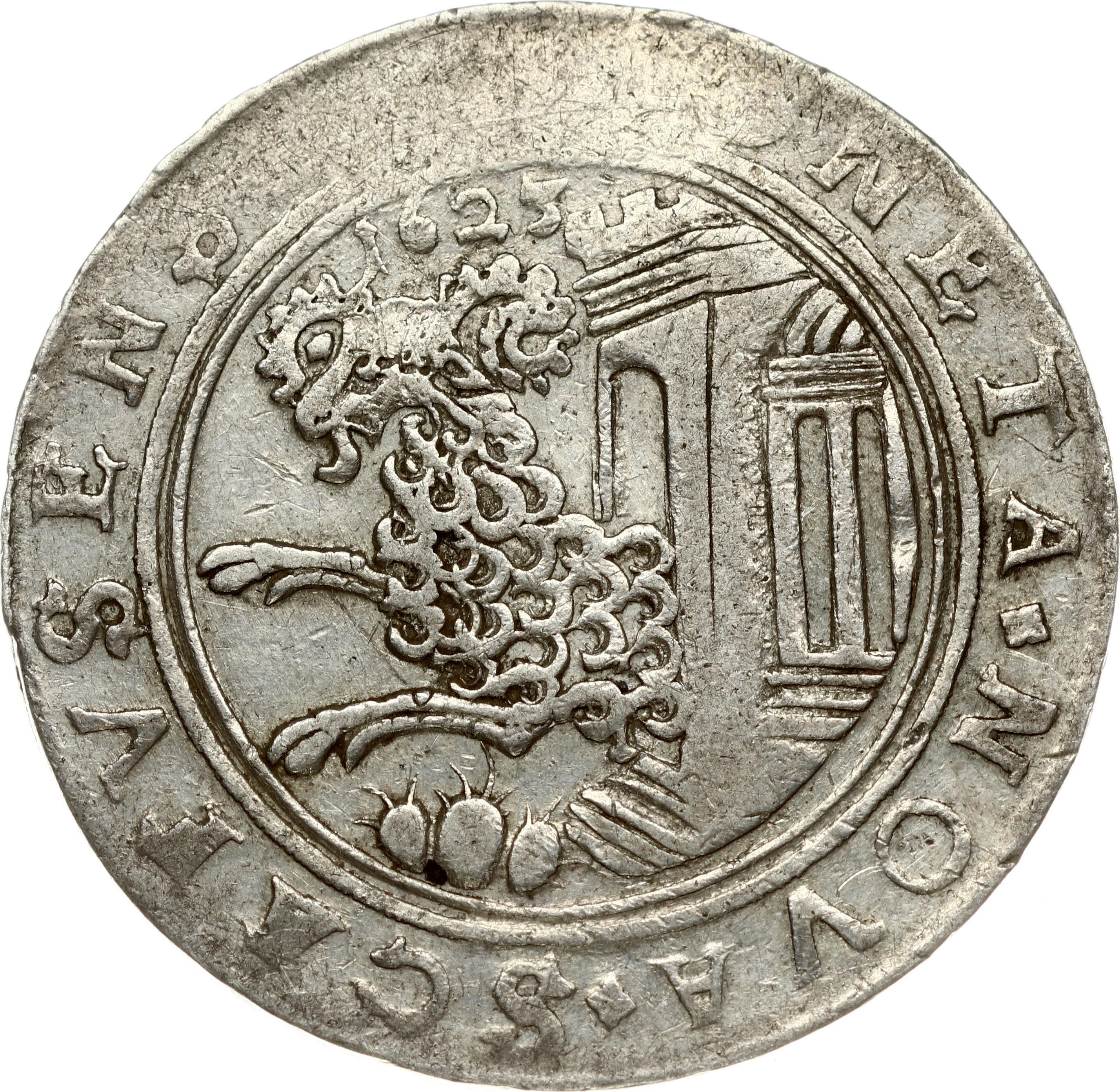 Switzerland Schaffhausen 1 Thaler 1623 Obverse: Ram leaping from temple ...