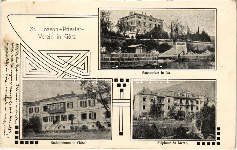 1912 Gorizia, Görz, Gorica; St. Joseph-Priester-Verein, Sanatorium in ...