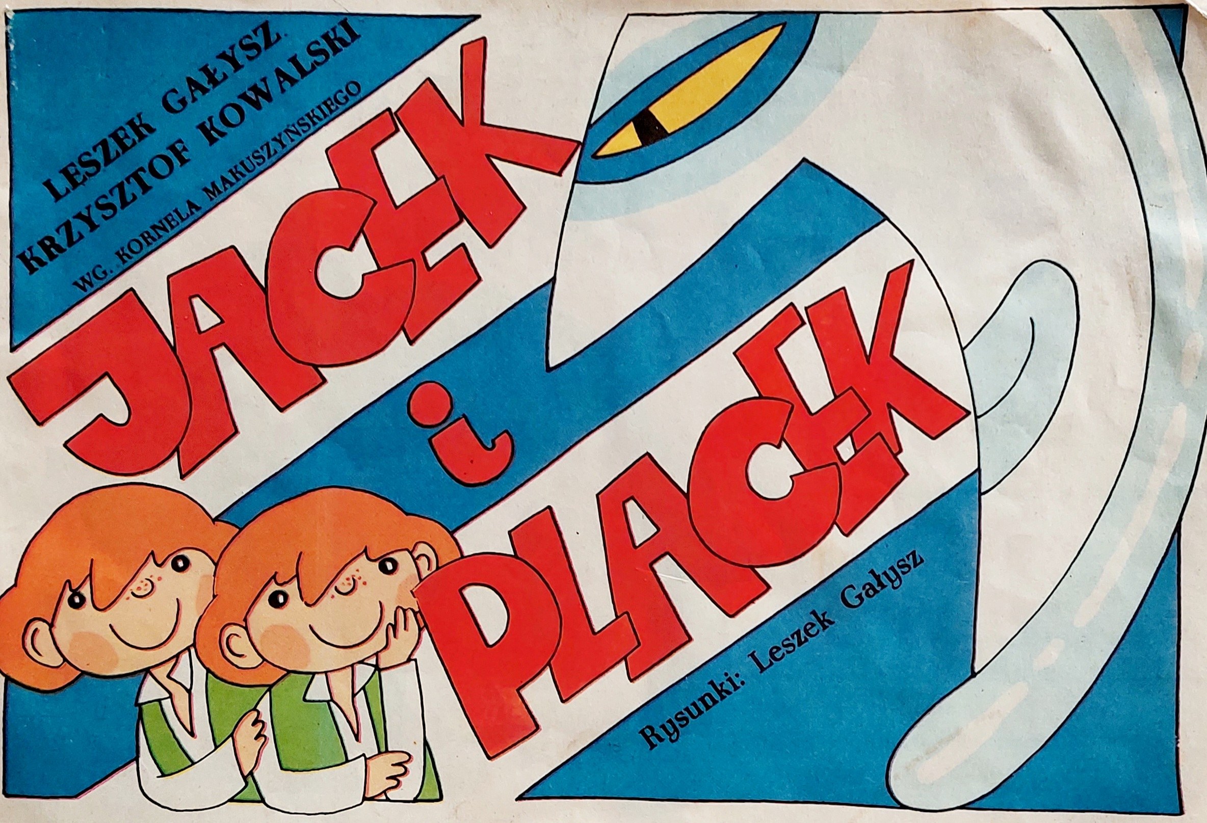 Oryginalna plansza komiksowa do komiksu Jacek i Placek proj. Leszek ...