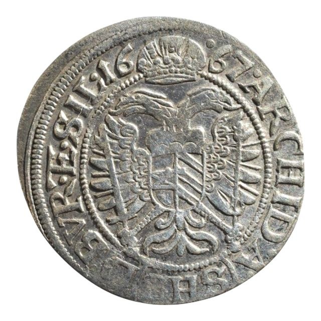 Leopold I. 1657-1705, 3 krejcar 1667 SHS Vratislav, dr.škr. - Aukcja ...