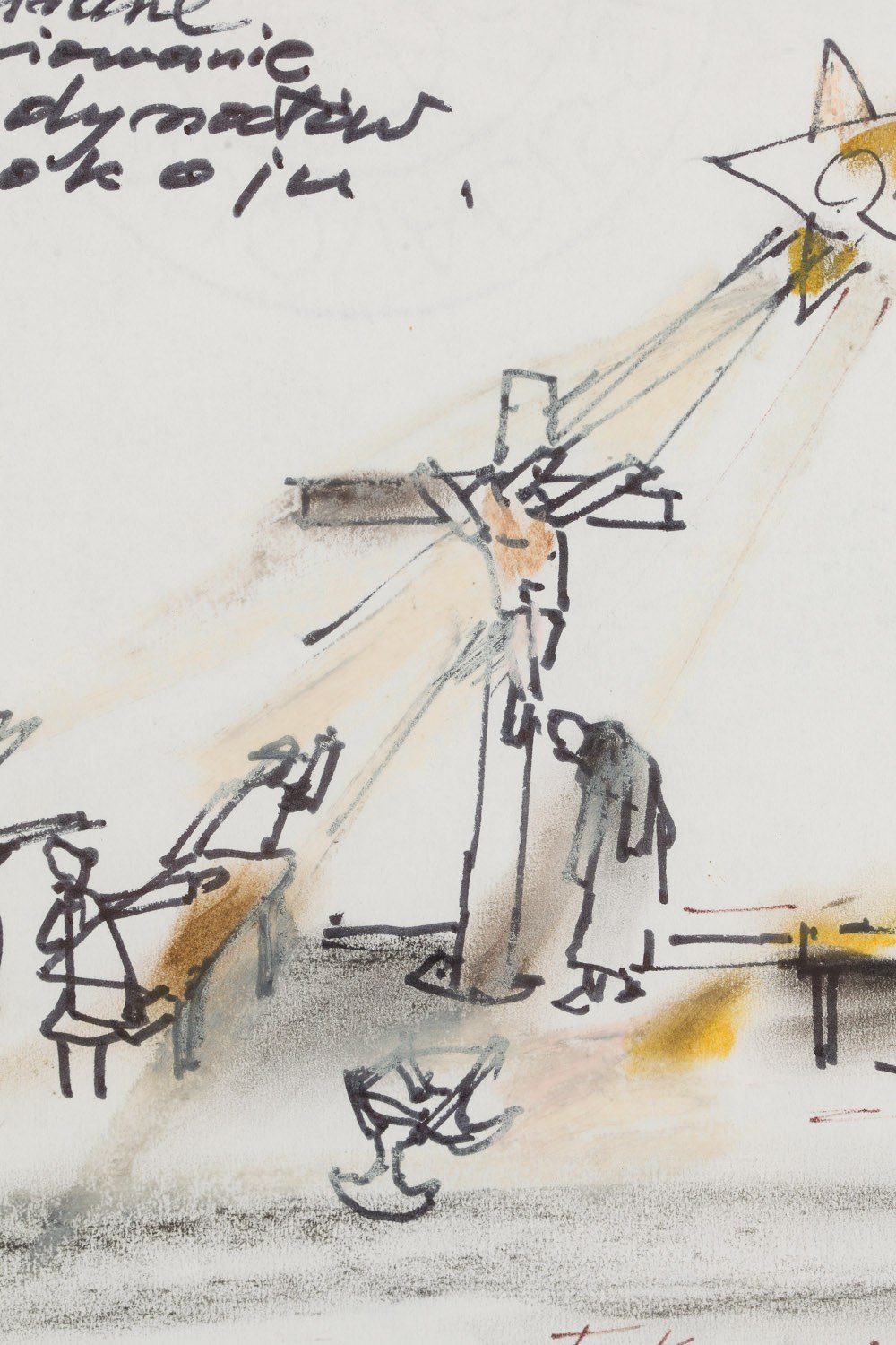 Tadeusz Kantor (1915 Wielopole Skrzyńskie - 1990 Kraków), Sketch of ...