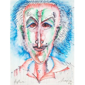 Józef Szajna (1922 Rzeszów - 2008 Warszawa), Figlarz, 1984 - Aukcja ...