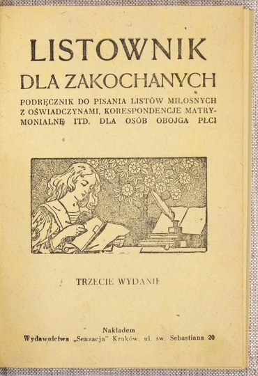 LISTOWNIK dla zakochanych. Podręcznik do pisania listów miłosnych z ...