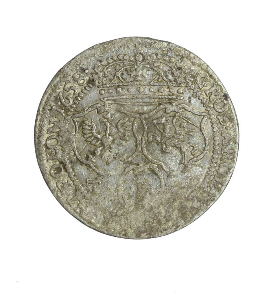 JAN KAZIMIERZ (1648-1668) szóstak koronny krakowski 1658 R5; - Aukcja ...