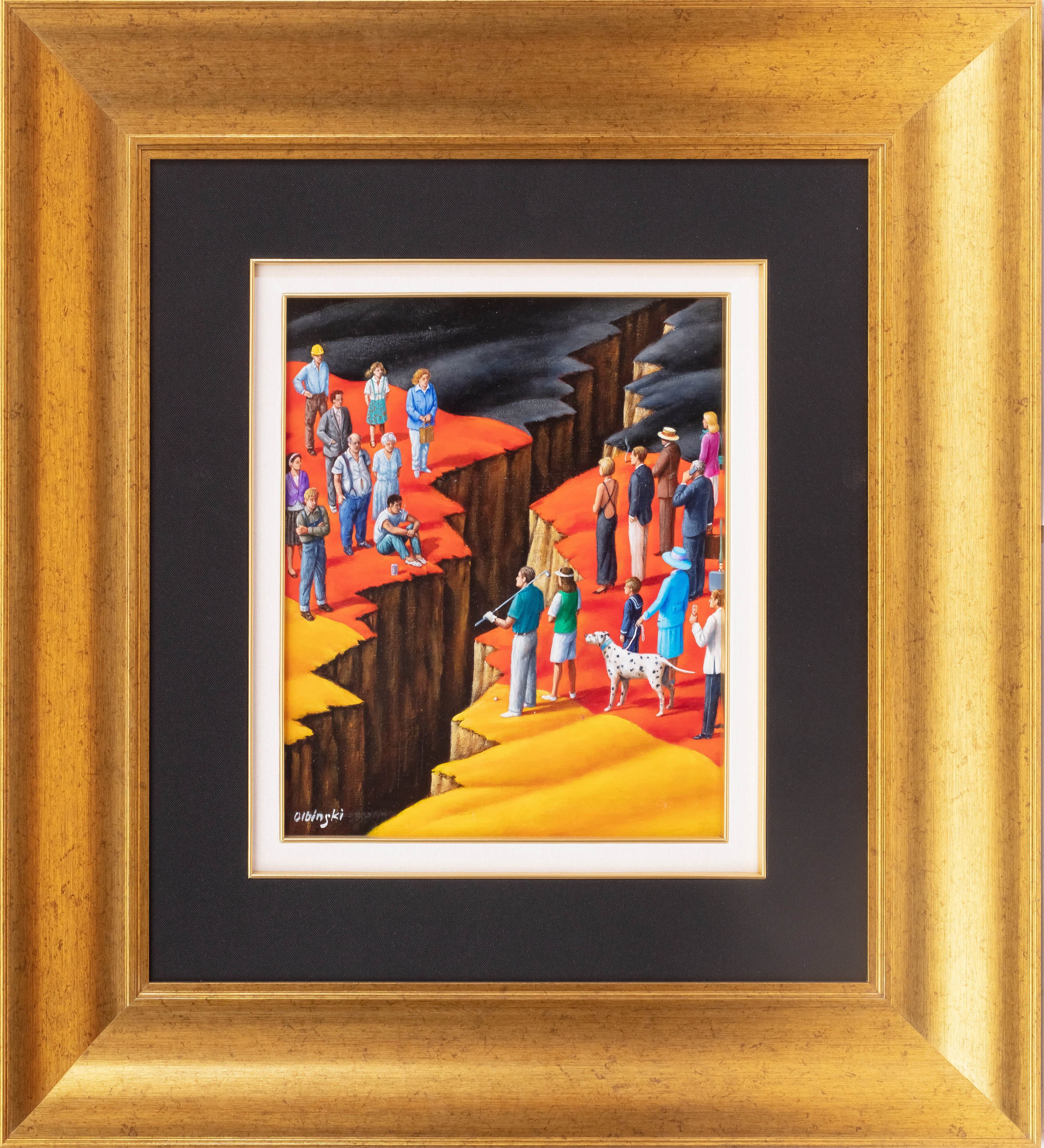 Rafał Olbiński (ur. 1943), The Rich Get Richer, The Poor Get Poorer ...