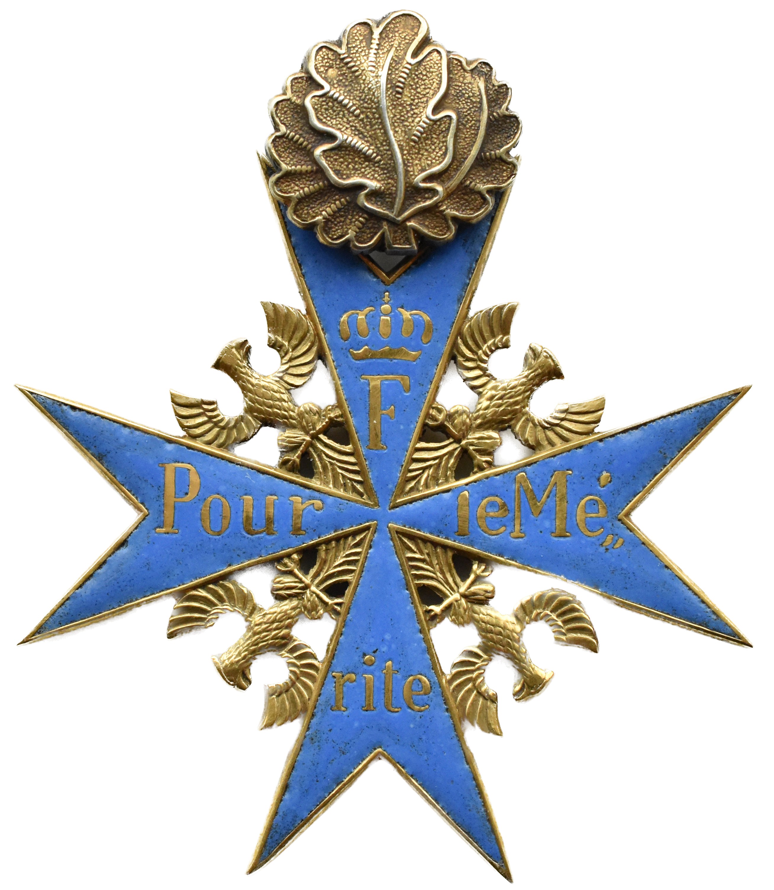 Niemcy, Prusy, Order Pour le Merite, srebro złocone - Aukcja ...