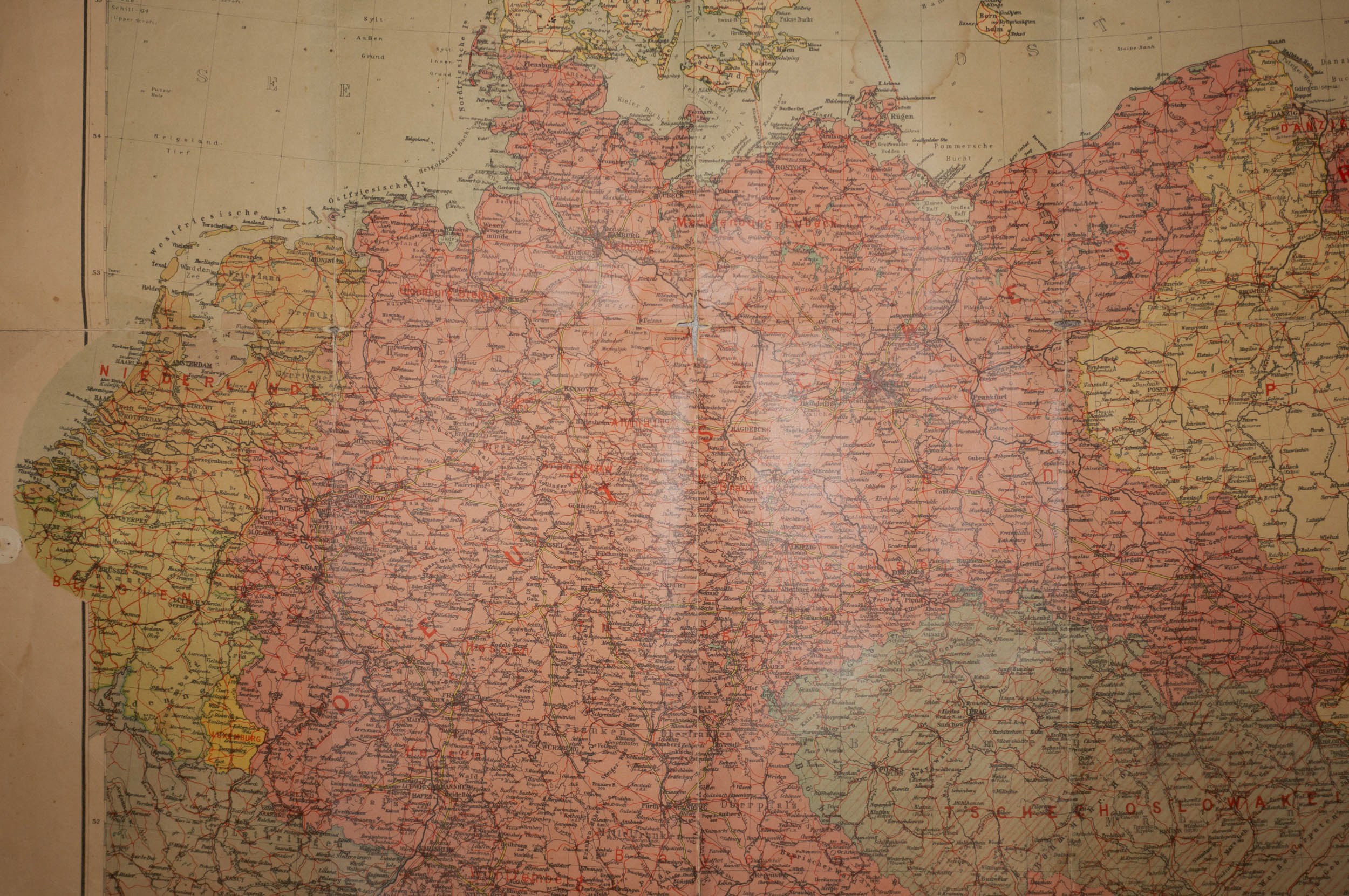 Mapa III Rzeszy od 13 marca 1938r. [anschluss Austrii] / Das Deutsche ...