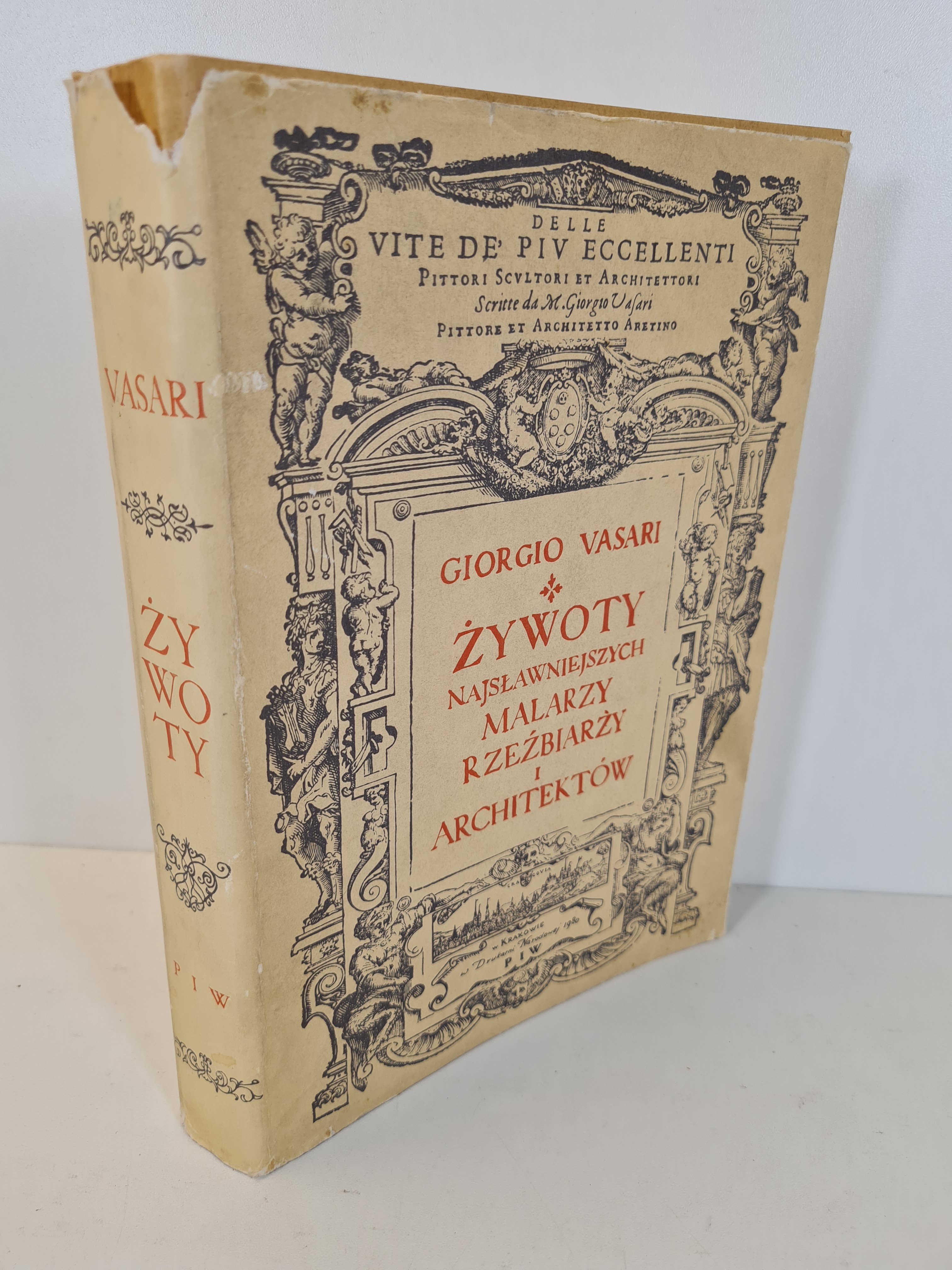 VASARI Giorgio - ŻYWOTY NAJSŁAWNIEJSZYCH MALARZY RZEŹBIARZY I ...