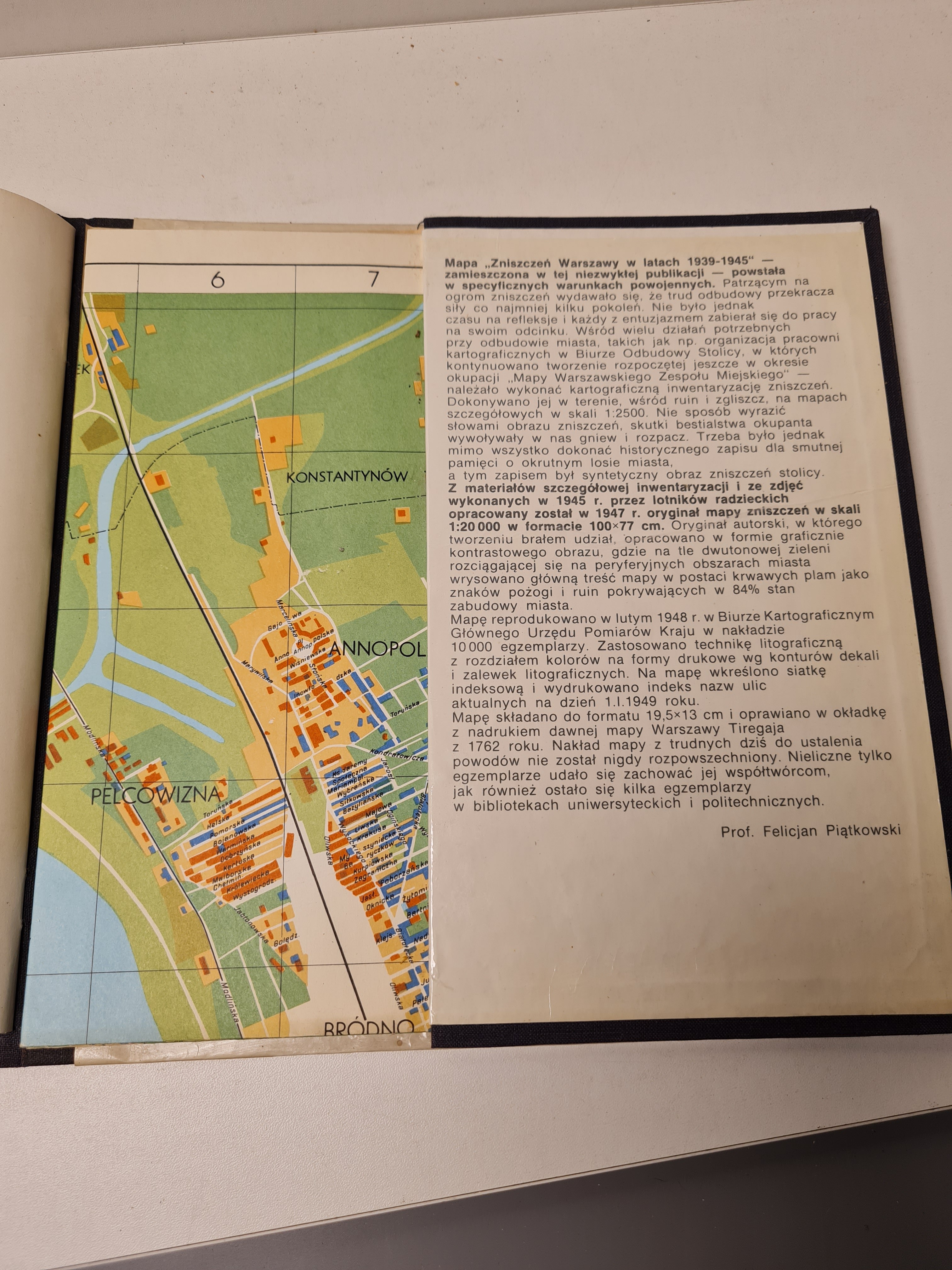 WARSZAWA JAKA BYŁA Oryginalne mapy Stolicy sprzed 1939 i z 1945 roku ...