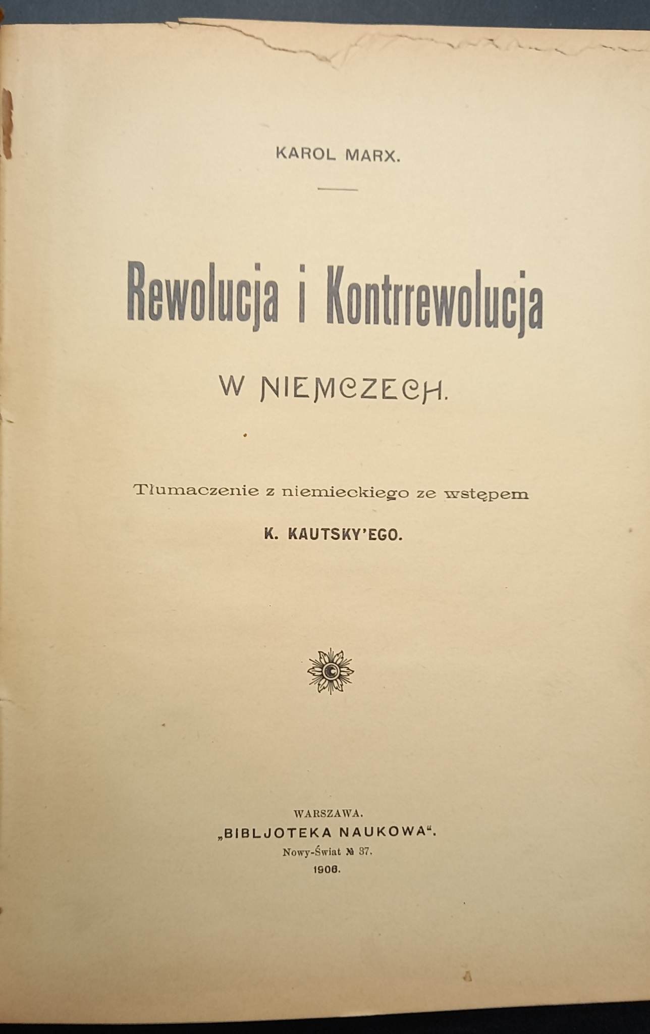 Karol Marx Rewolucja i Kontrrewolucja w Niemczech - Aukcja internetowa / Licytacja online - Cena ...