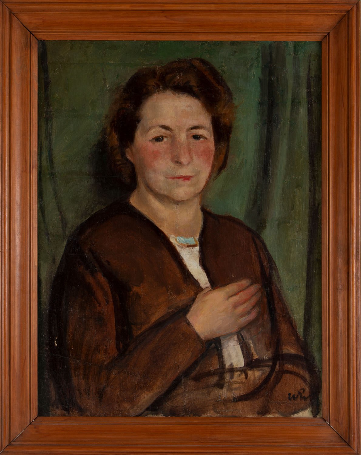 Wojciech Weiss (1875 Leorda, Romania - 1950 Kraków), Portrait of Wanda ...