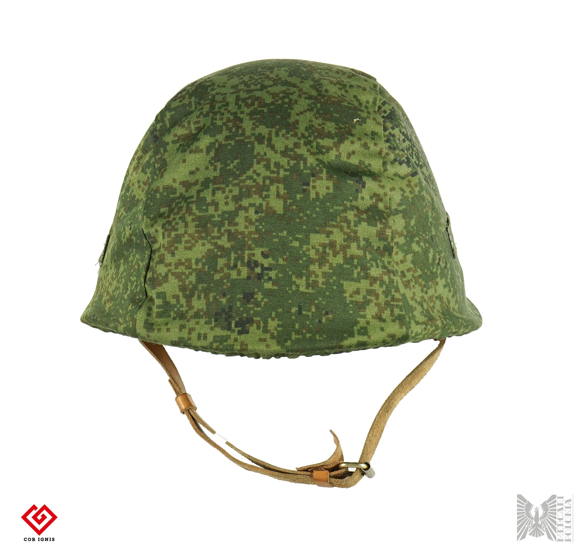 Radziecki hełm stalowy wz. 68 z pokrowcem w kamuflażu EMR ‘ Cyfrowa Flora” Sił Zbrojnych ...