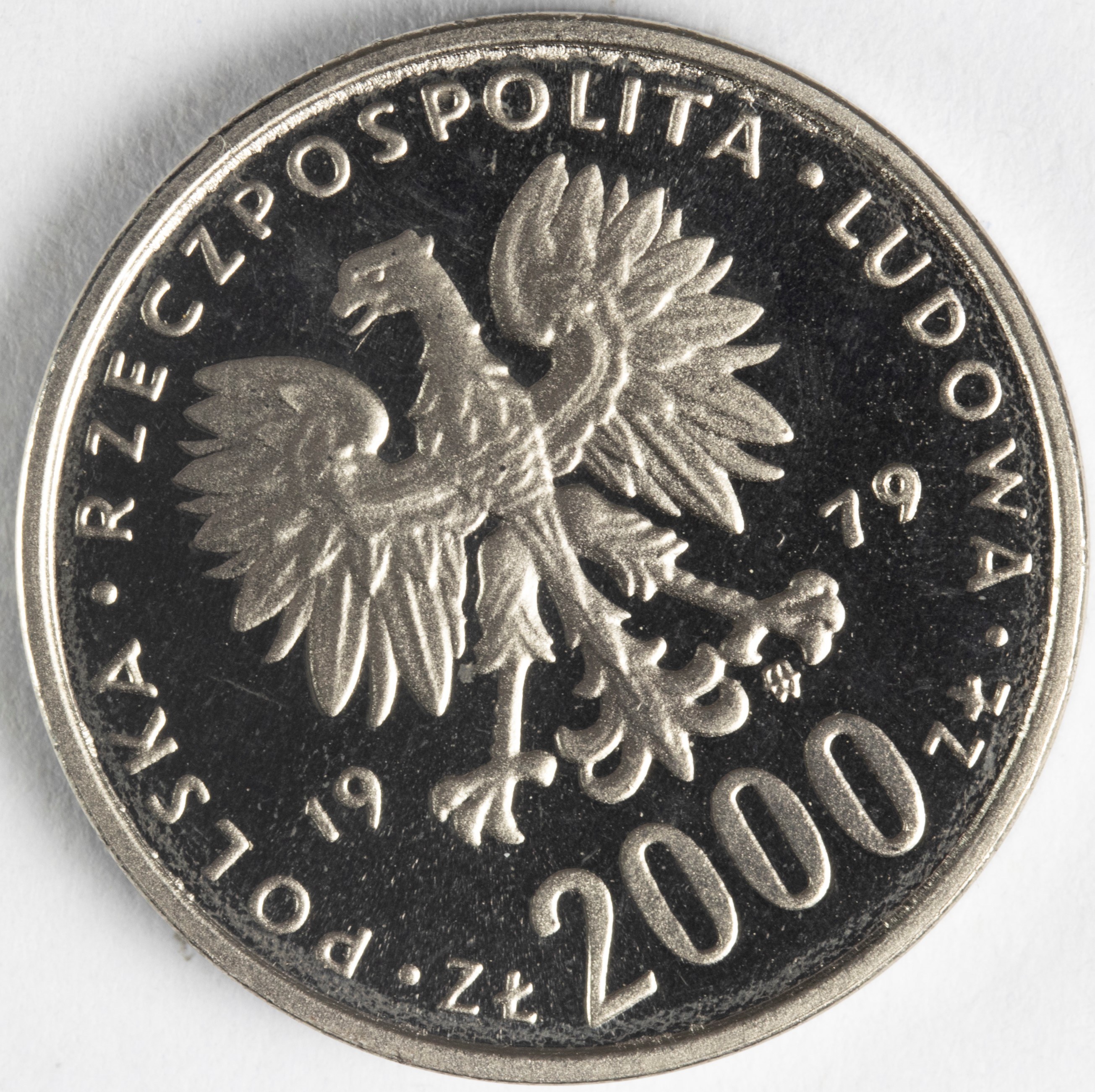 PRL. SAMPLE Nickel. 2,000 zl, 1979 SKŁODOWSKA-CURIE. - Online auction ...