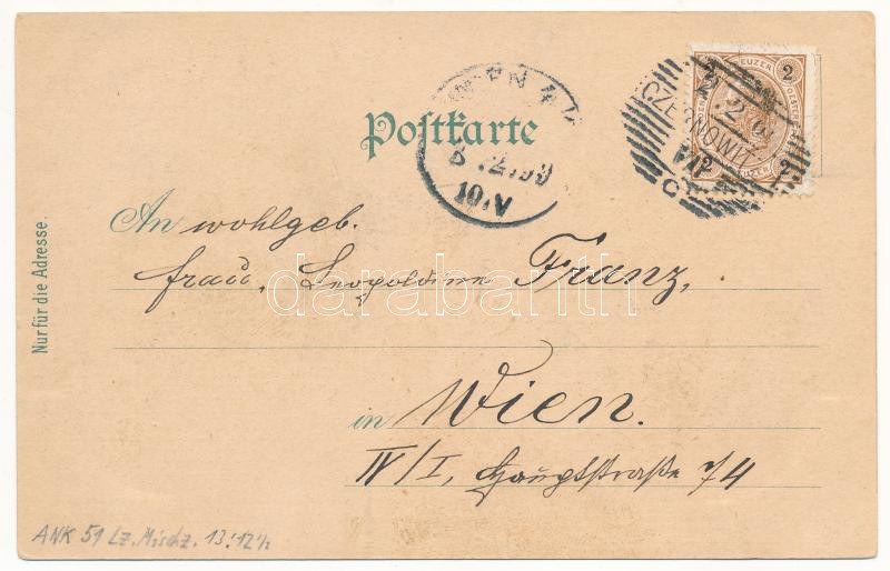 1899 (Vorläufer) Vatra Dornei, Dornavátra, Bad Dorna-Watra (Bukovina ...