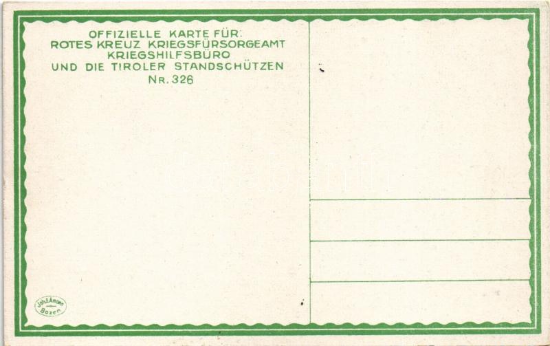 Feldpost im Hochgebirge. Offizielle Karte für Rotes Kreutz ...