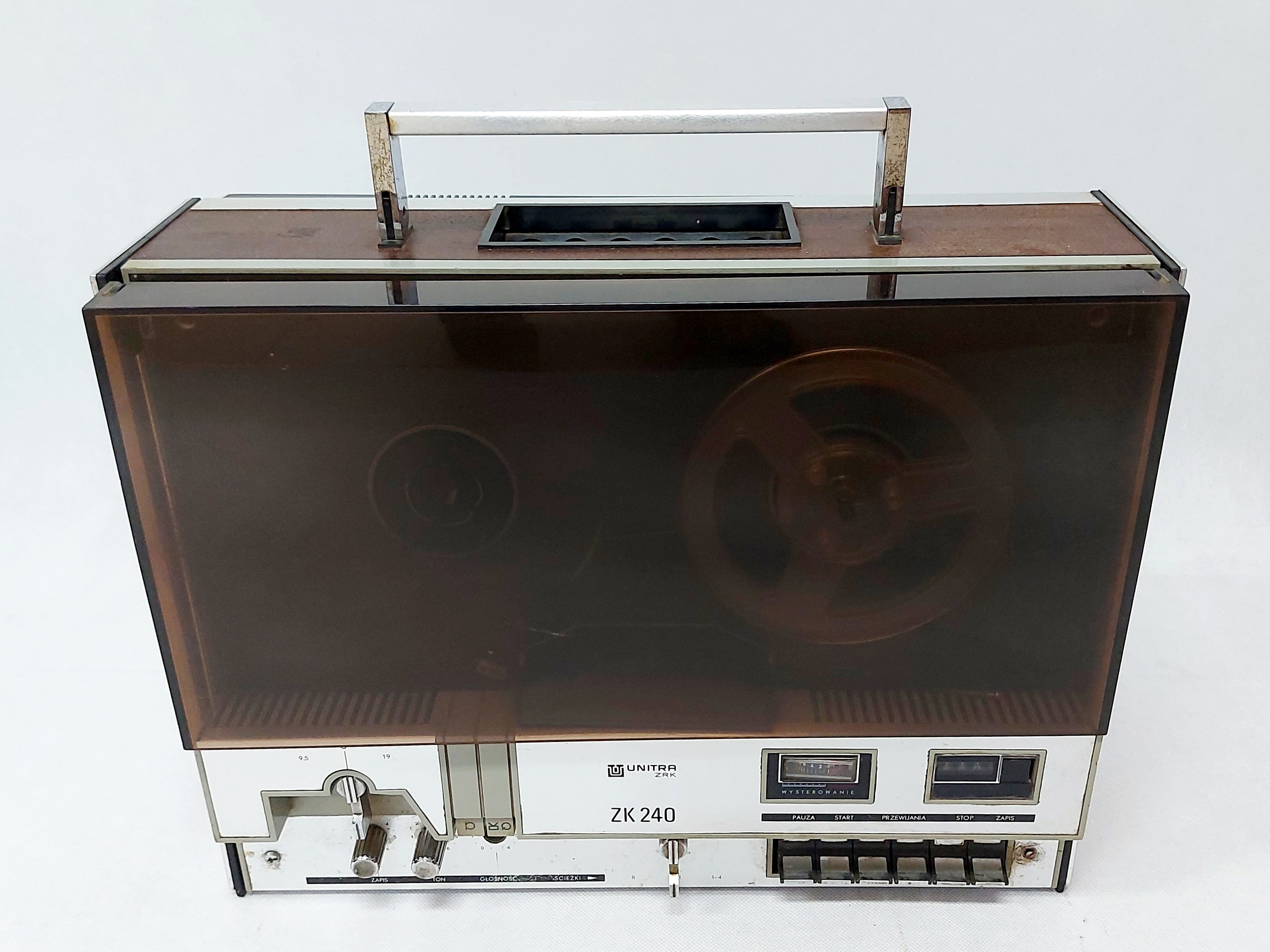 Magnetofon szpulowy Unitra ZK 240, lata 1970. - Aukcja internetowa ...