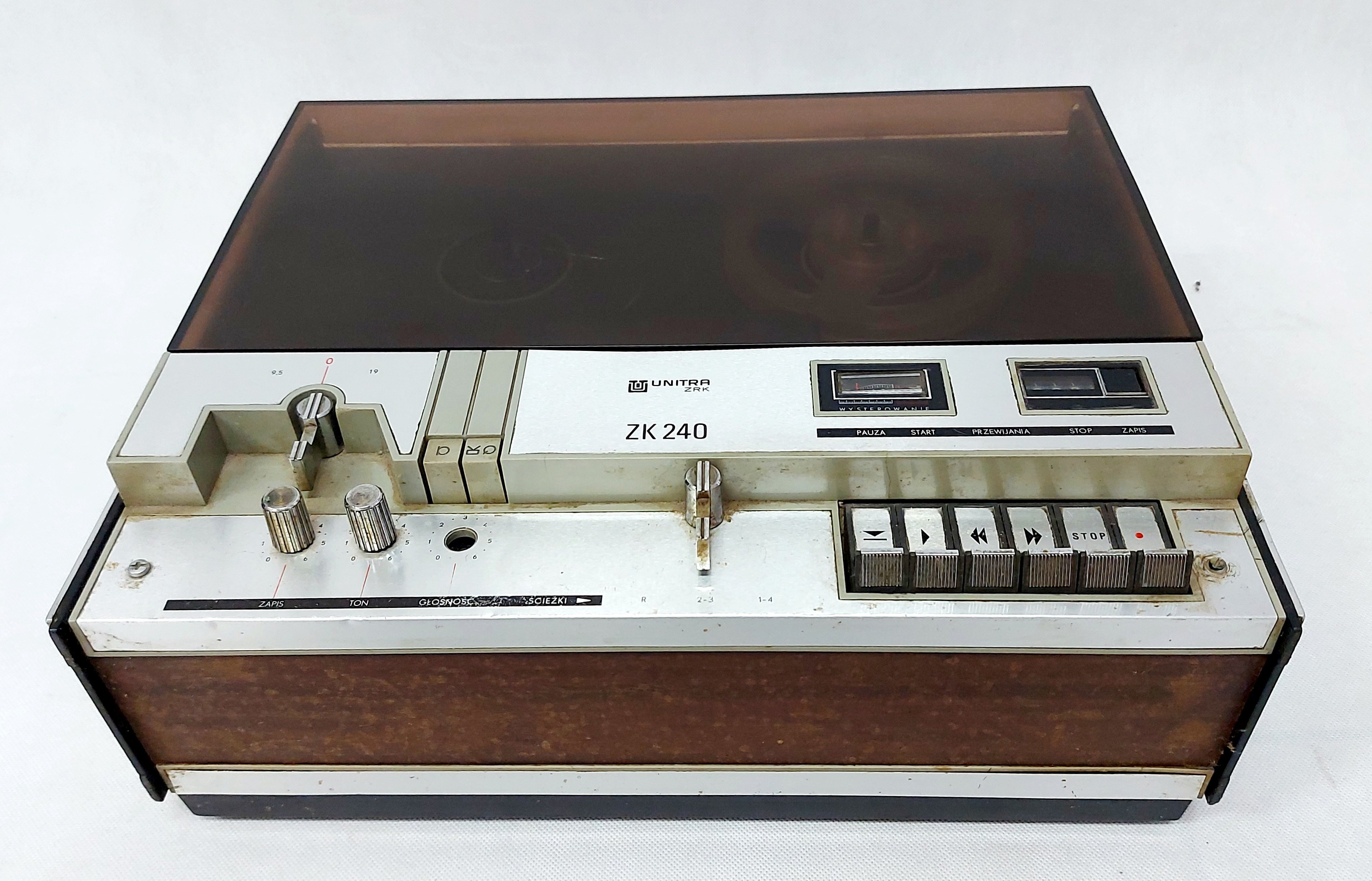 Magnetofon szpulowy Unitra ZK 240, lata 1970. - Aukcja internetowa ...