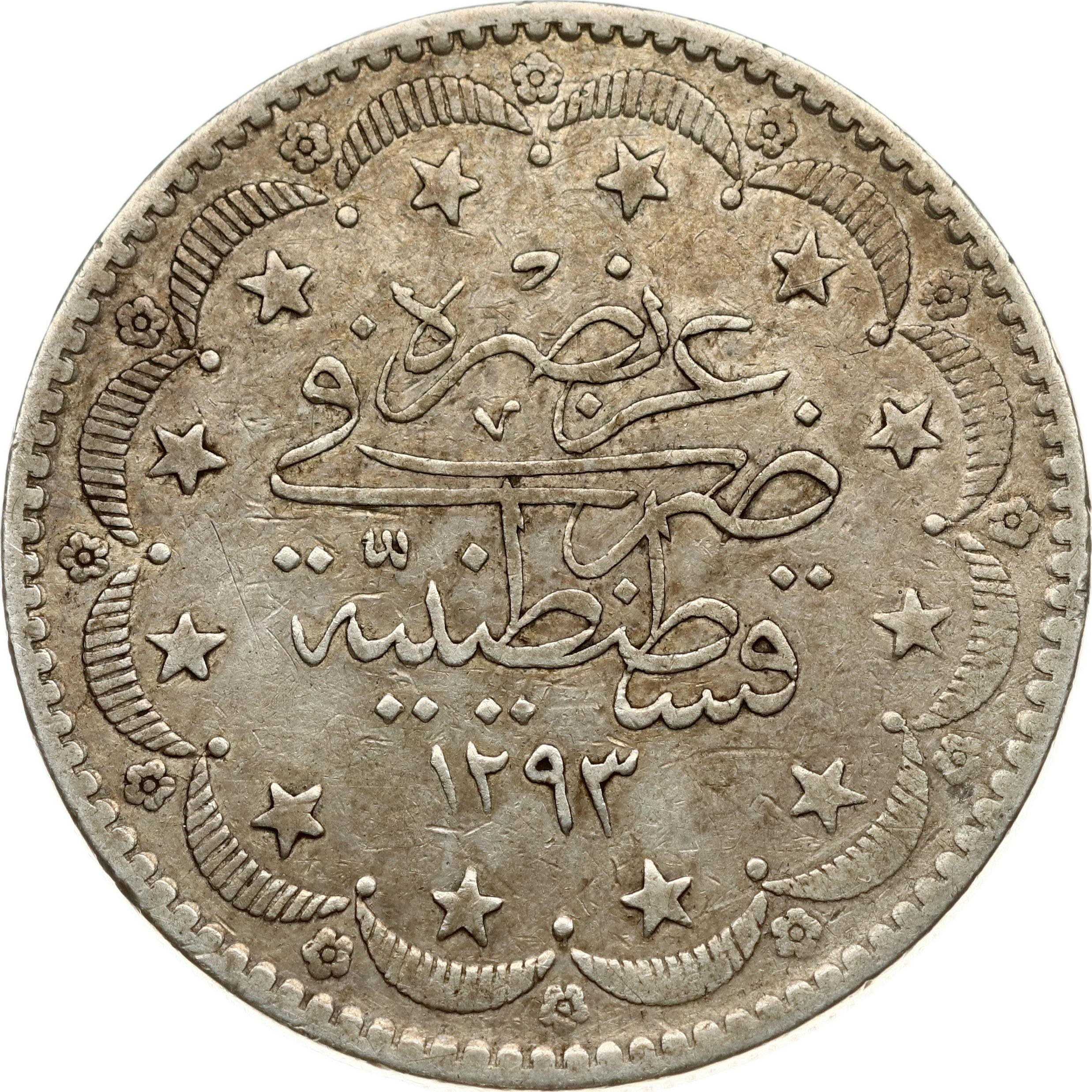 Turkey 20 Kurush 1293//2 (1876-1909) - Online auction / Online bidding ...