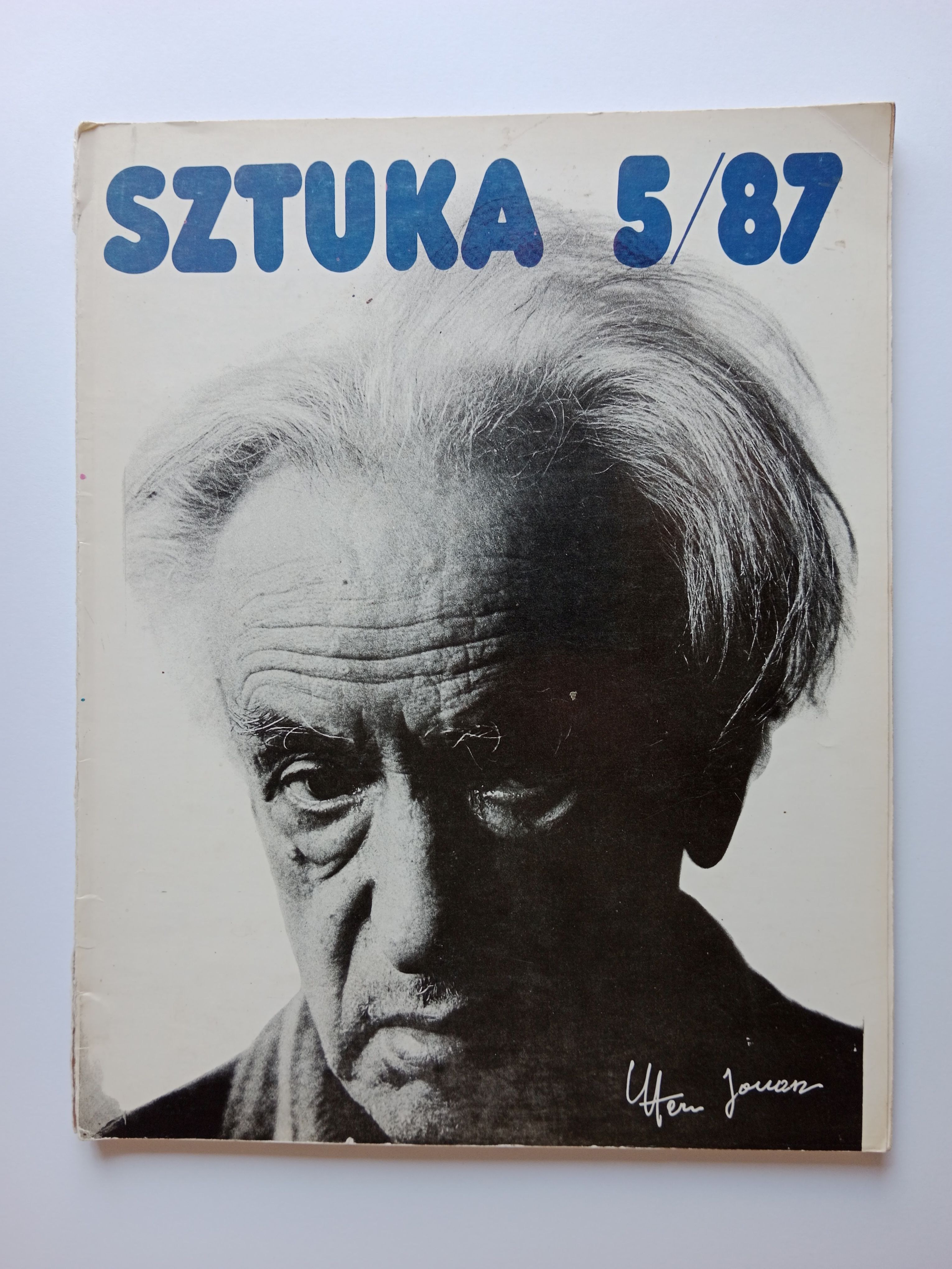 JONASZ STERN, CZASOPISMO SZTUKA, 5/87 R - Aukcja internetowa ...