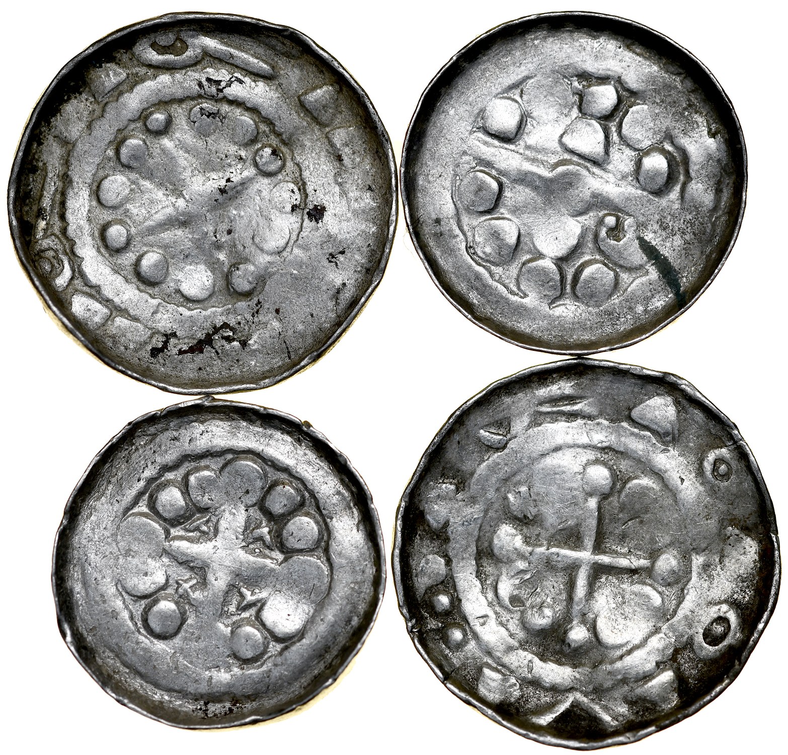 Denary krzyżowe XI w., zestaw 4 szt. - Aukcja internetowa / Licytacja ...